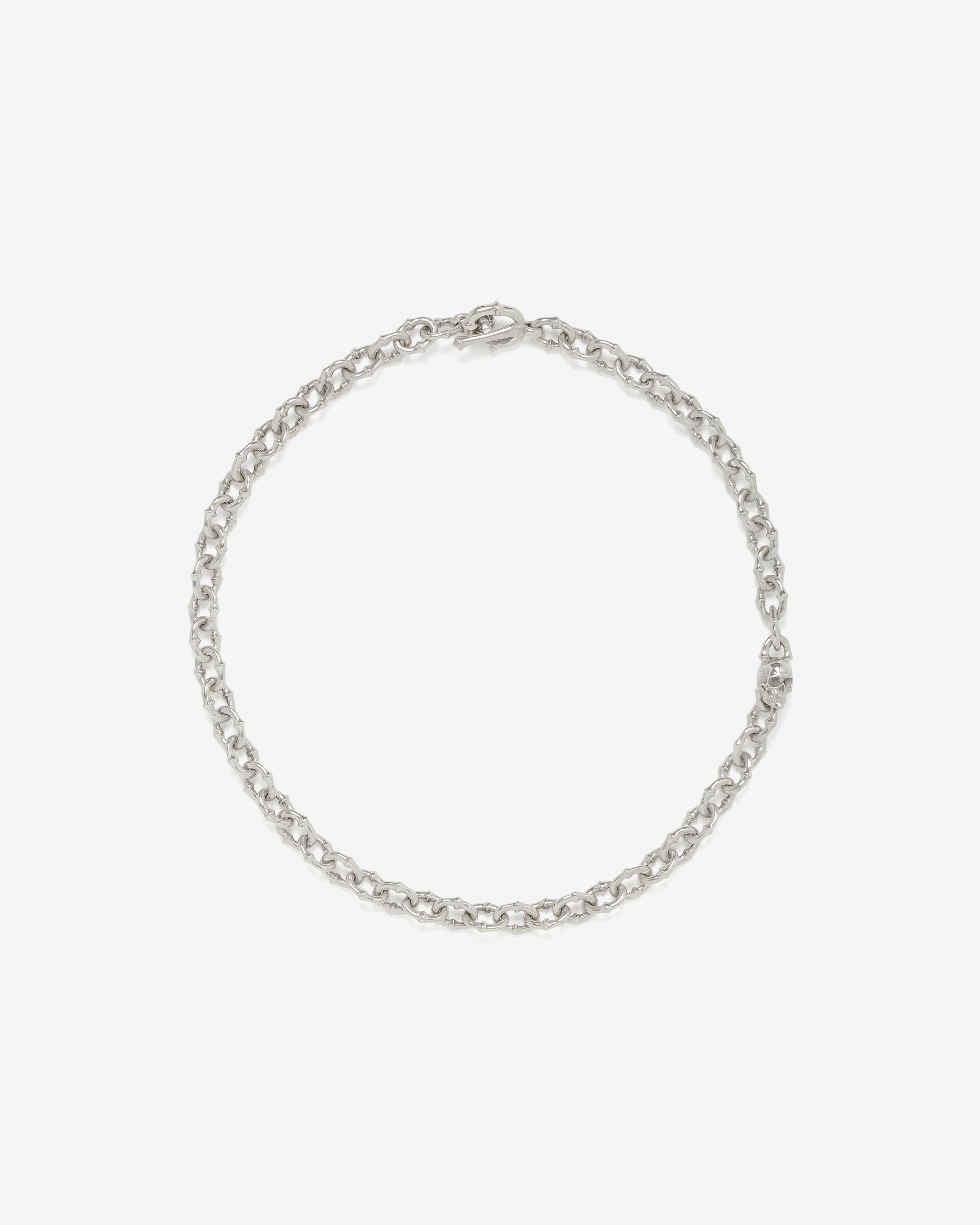 13 Lucky Monkey: Aletha Anchor Link Necklace (Silver) | DSML E-SHOP