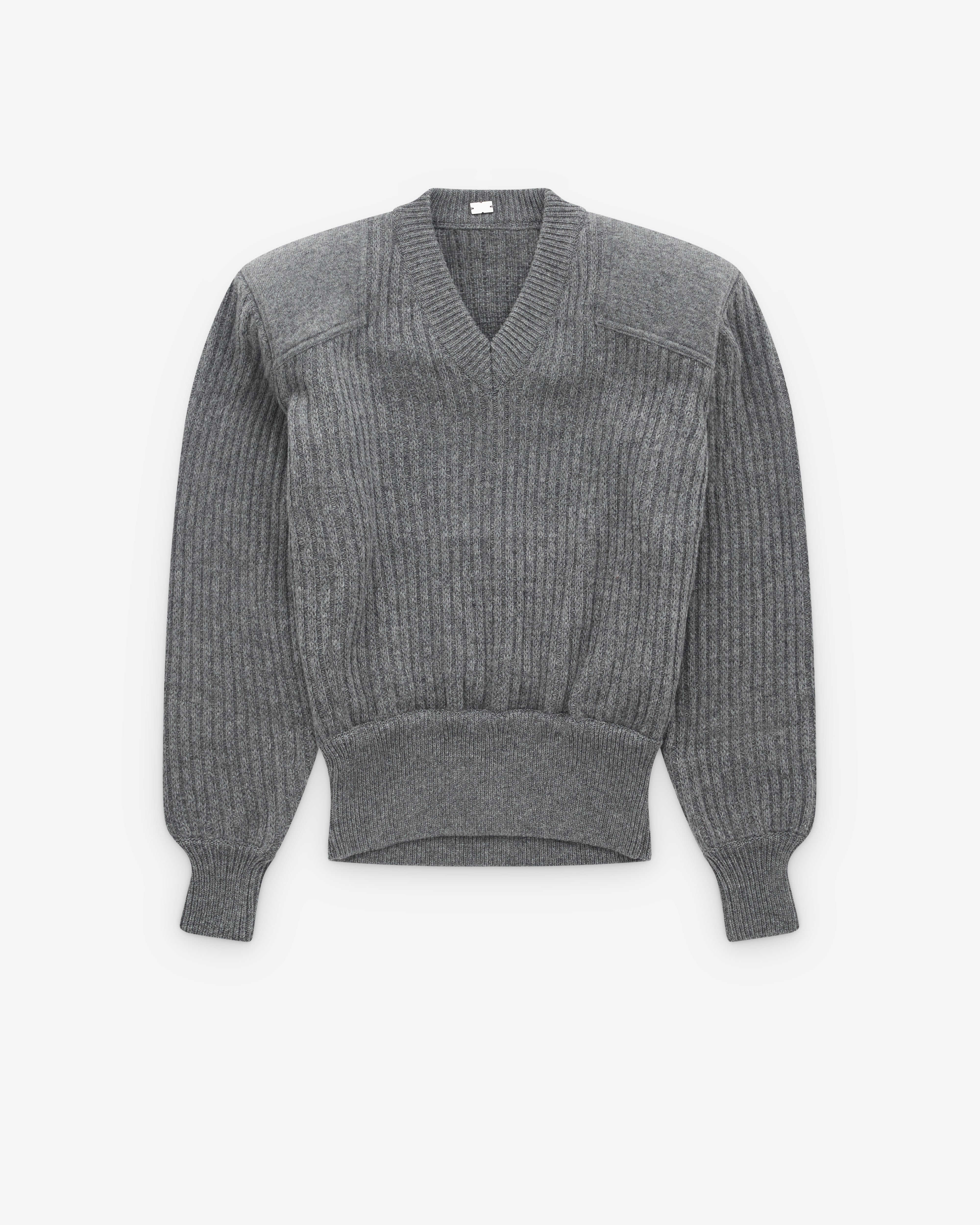 August Barron: Women's Display Army Sweater (Grey) | Dover Street ...