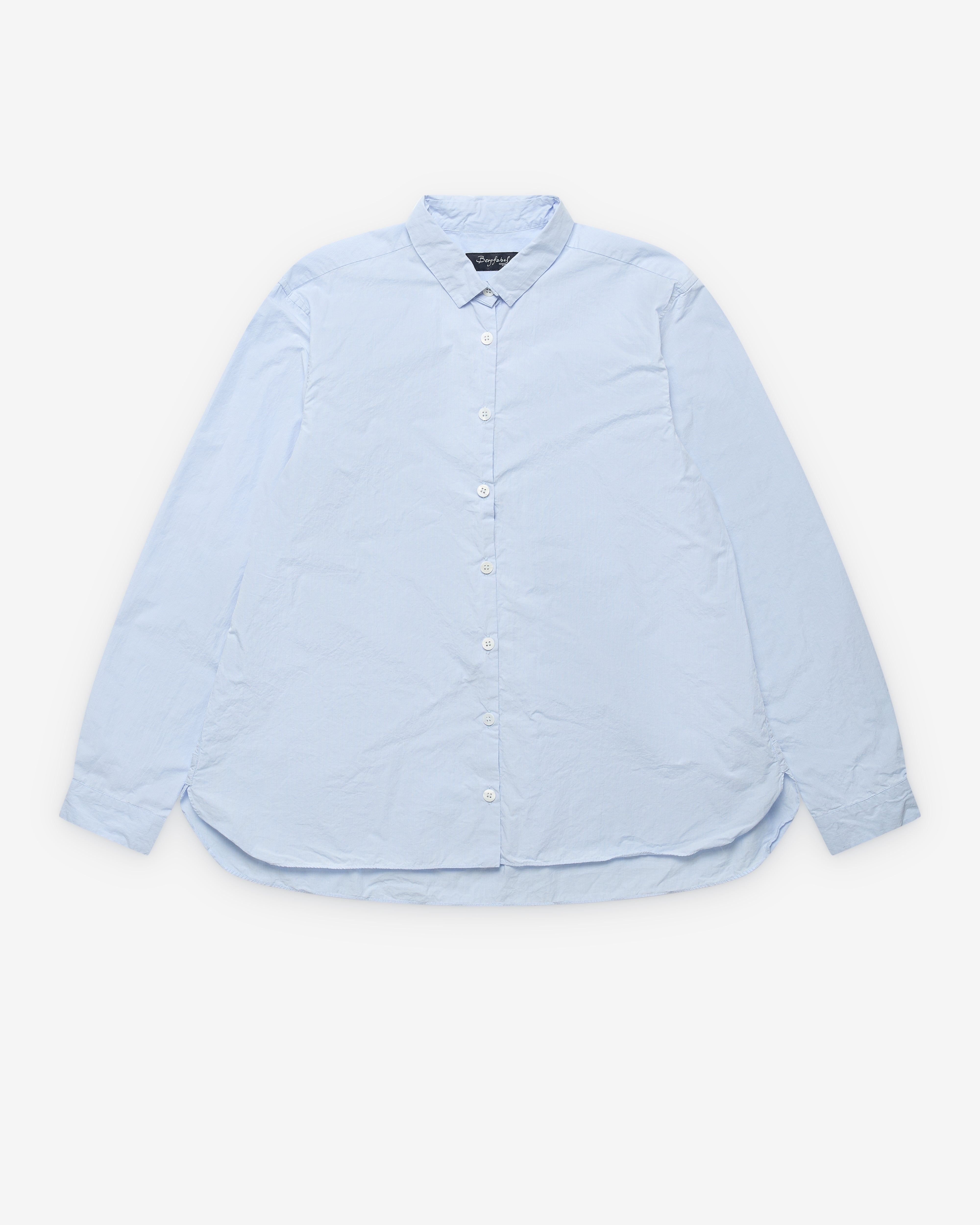Bergfabel: Women's Loose Tyrol Shirt (Pale Blue) | Dover Street Market ...