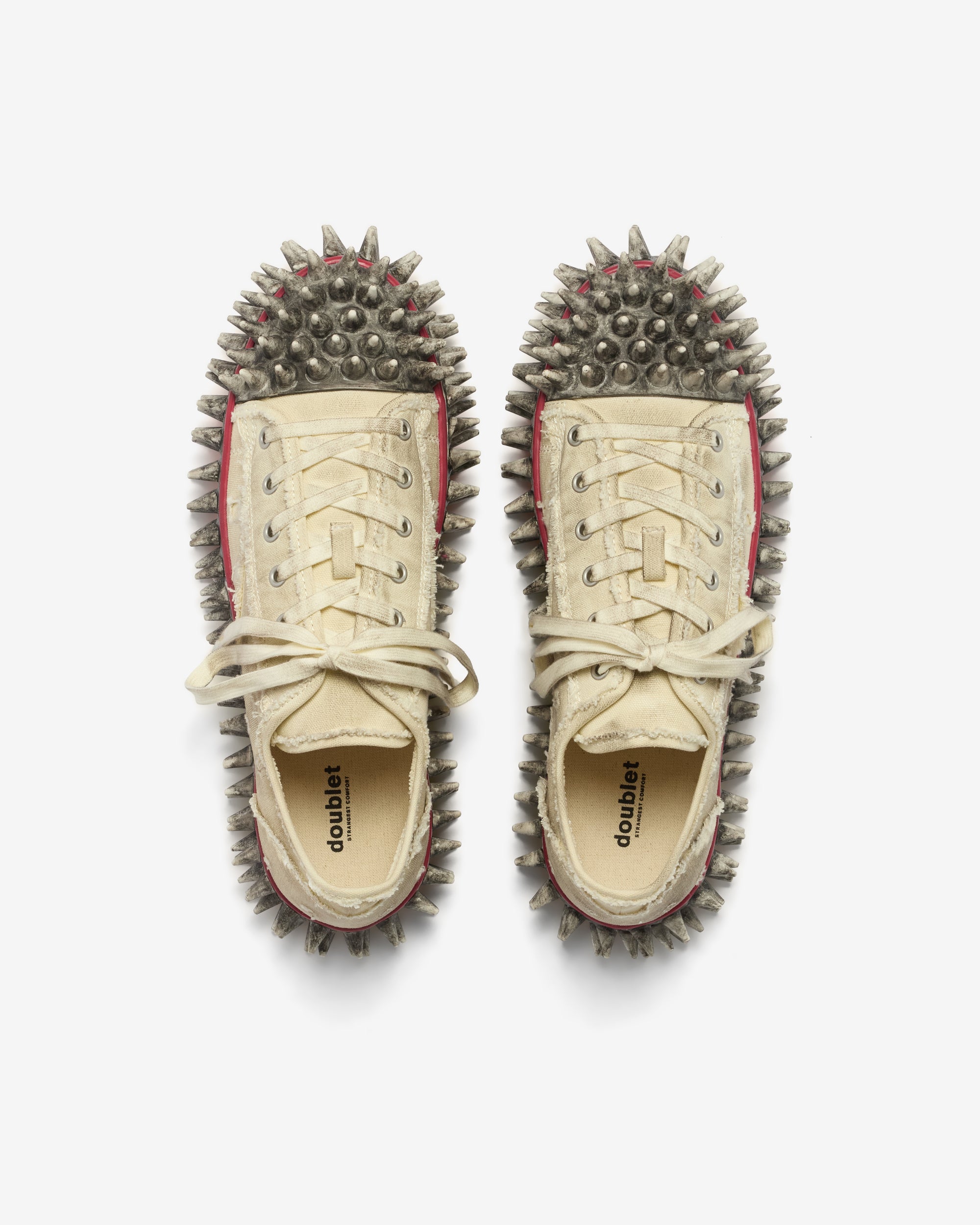 Doublet: Men's Dirty Spike Toe (White) | DSML E-SHOP