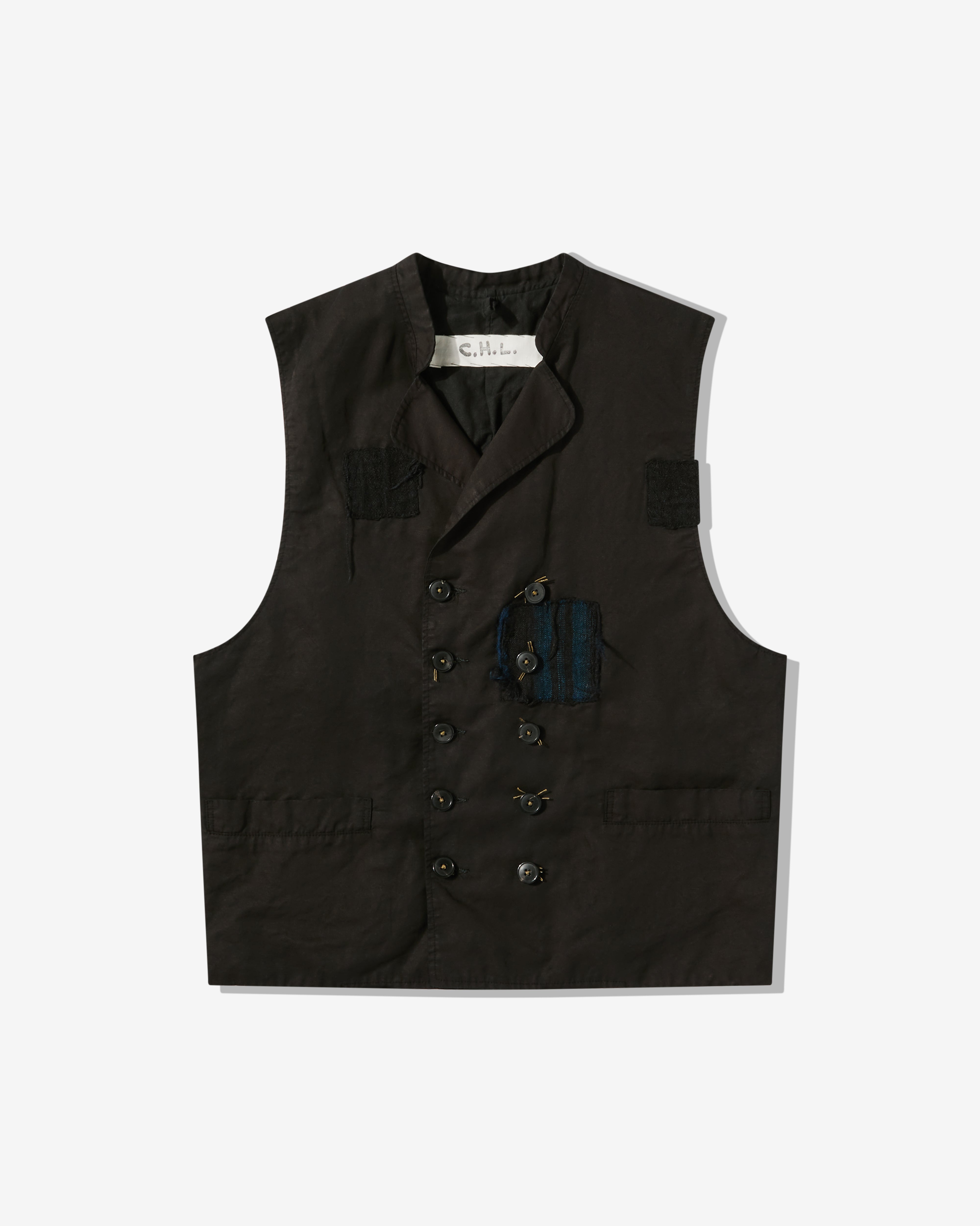 Canal House Line: Men's Dutch Worker Vest (Black) | DSML E-SHOP