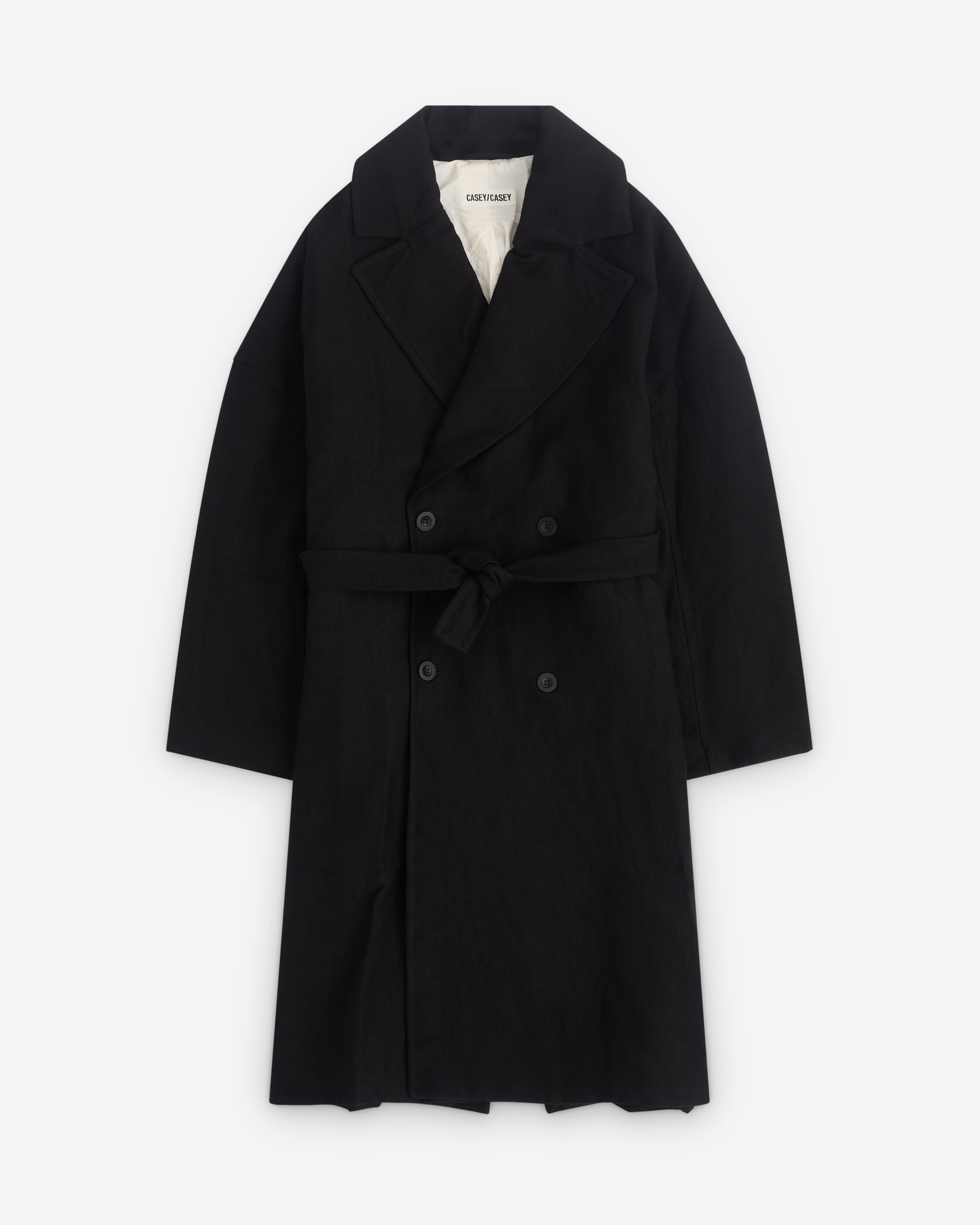 Casey Casey: Men’s Great Coat (Black) | DSML E-SHOP