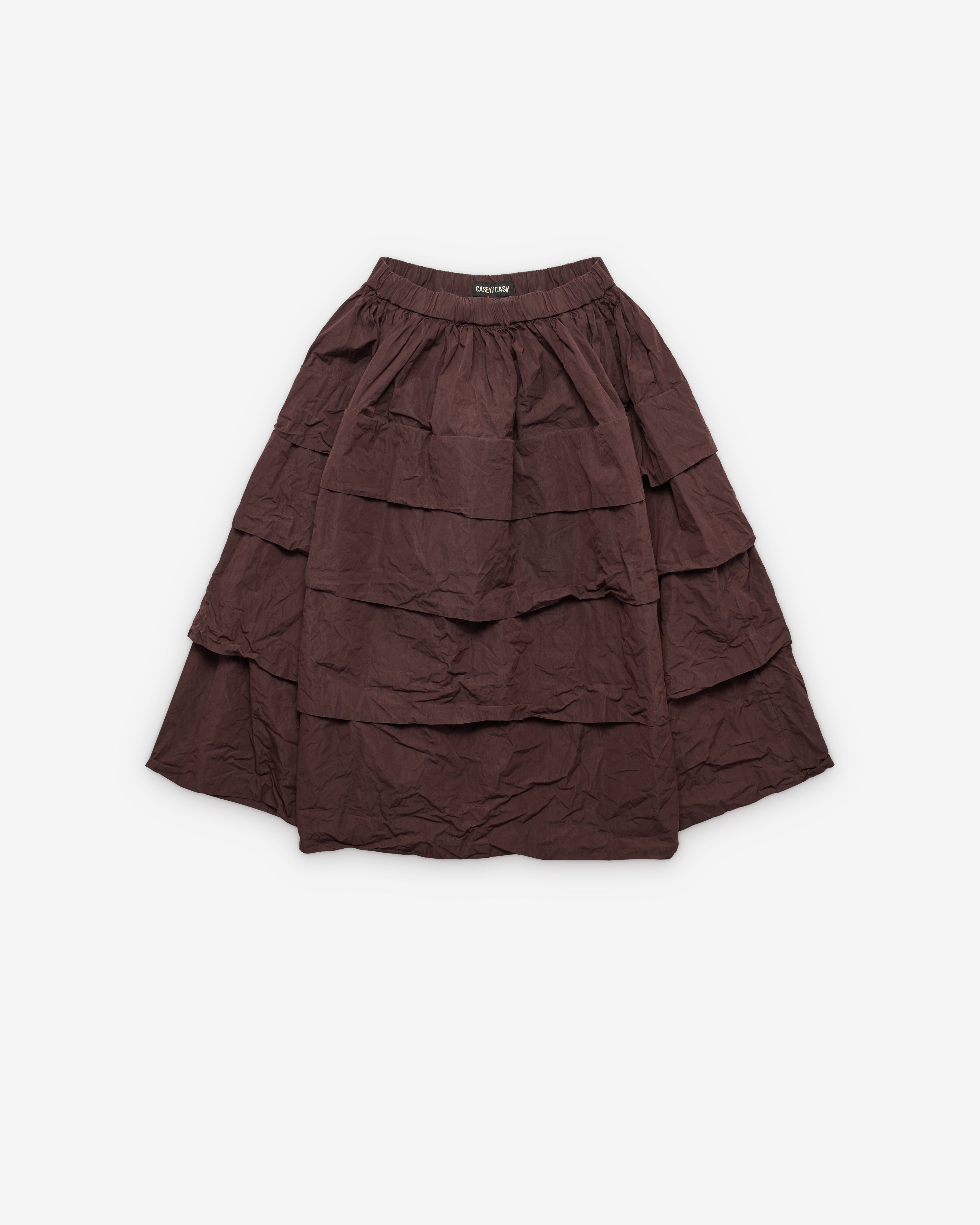 Casey Casey: Women's Horizon Skirt (Wine) | Dover Street Market London