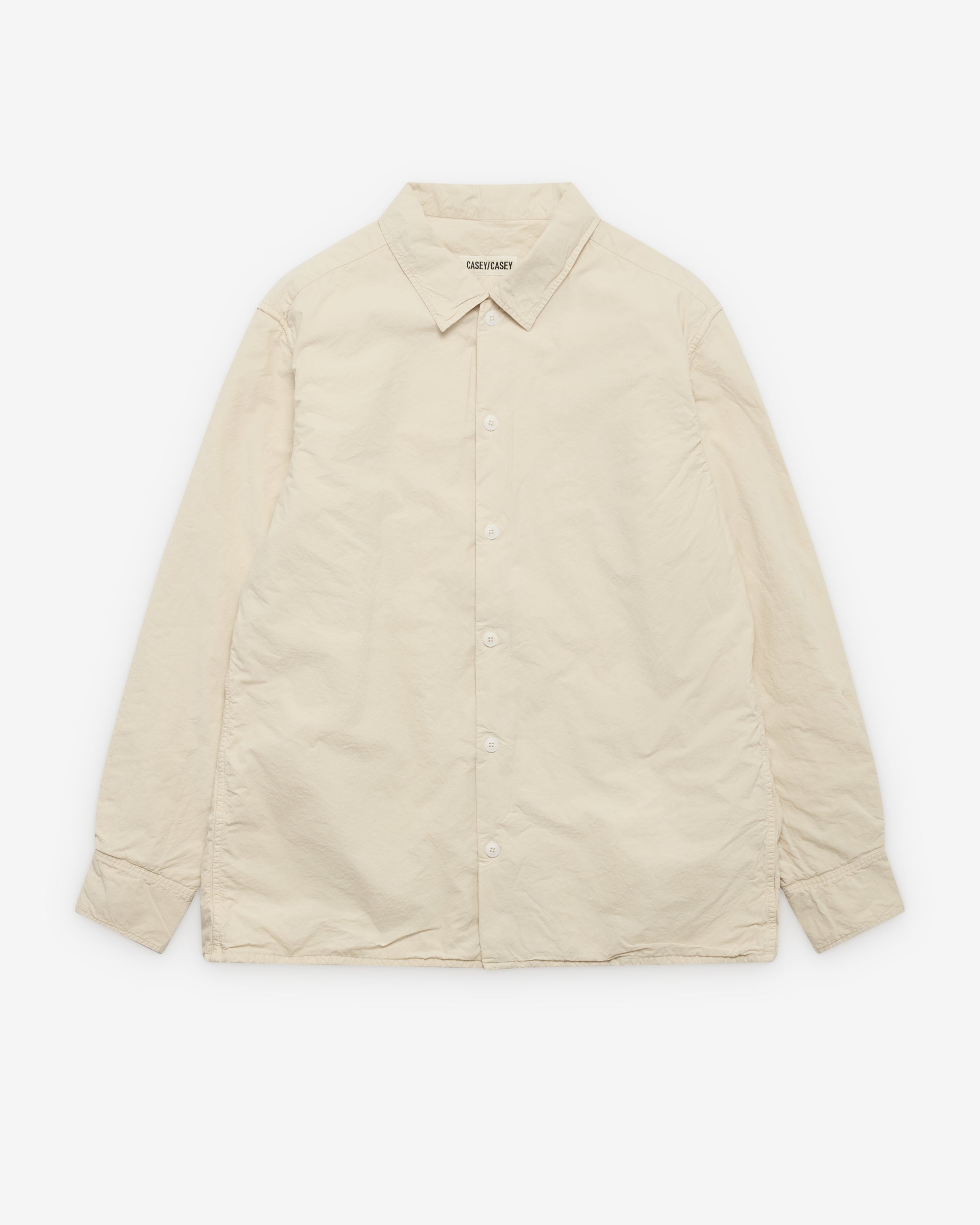 Casey Casey: Men's Mili Raccourcie Shirt (Ivory) | DSML E-SHOP