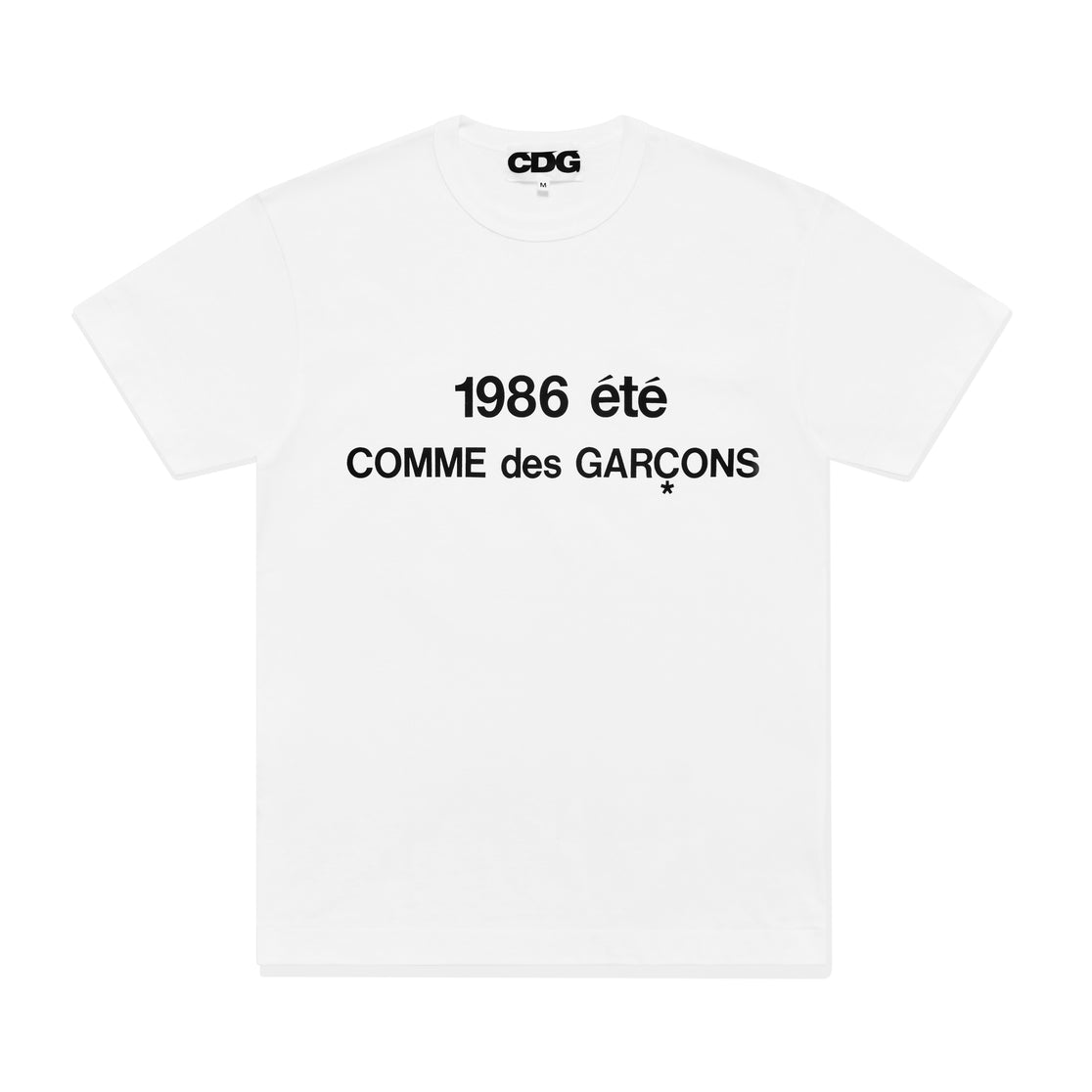 CDG: 1986 Comme des Garçons T-Shirt (White) | Dover Street Market London