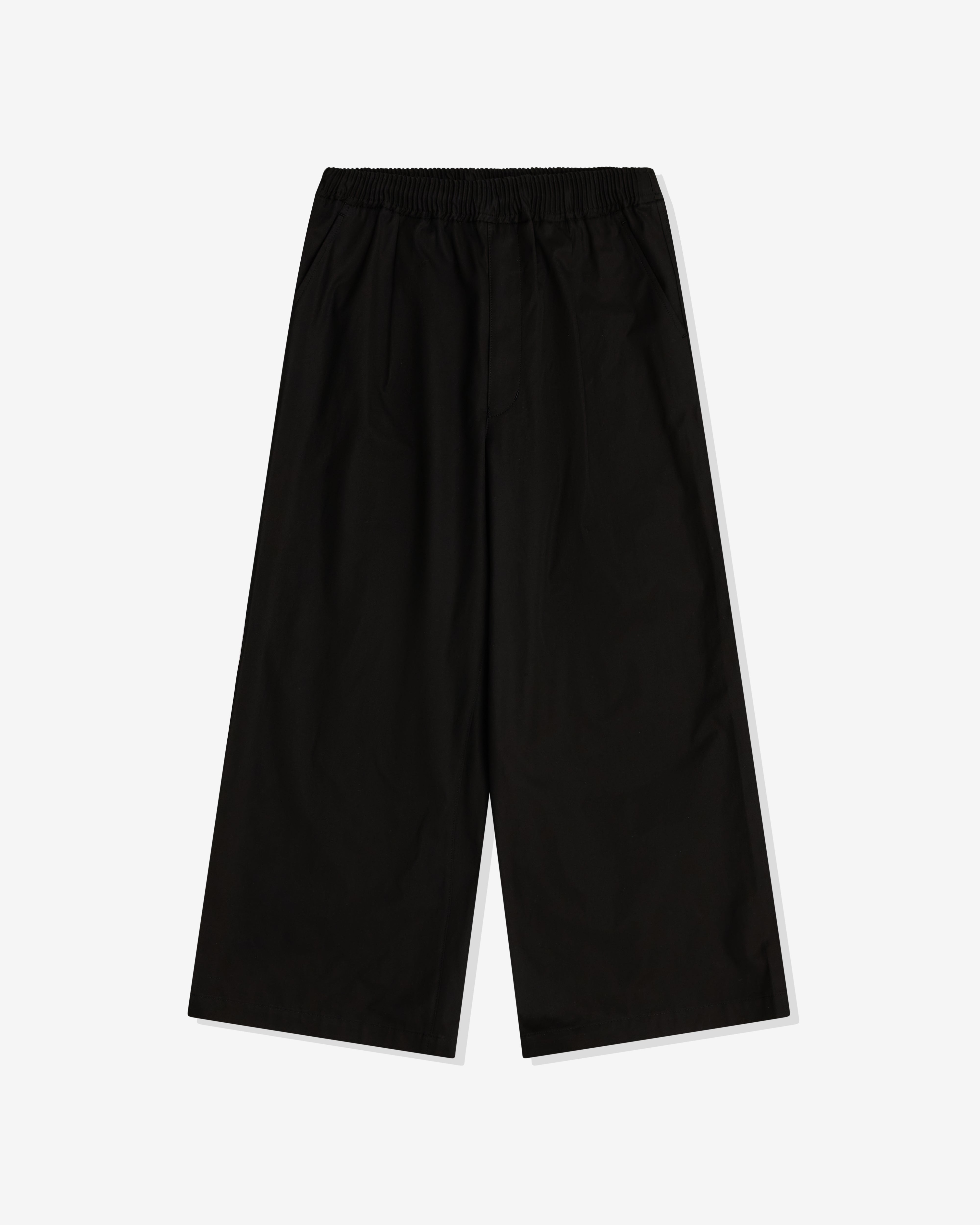 CDG Homme: Men's Wide Leg Trousers (Black) | DSML E-SHOP