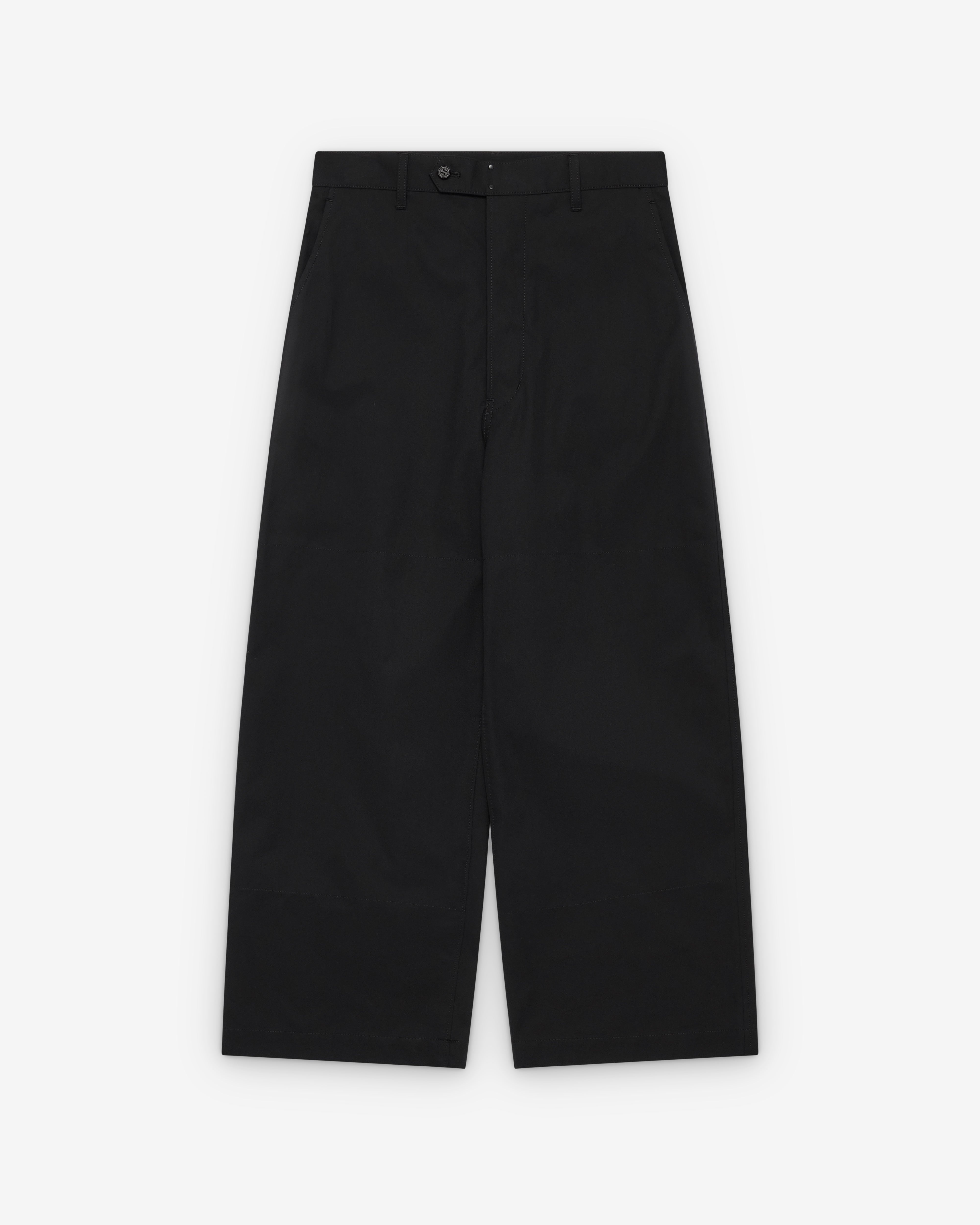 CDG Homme: Men's Panelled Trousers (Black) | Dover Street Market London