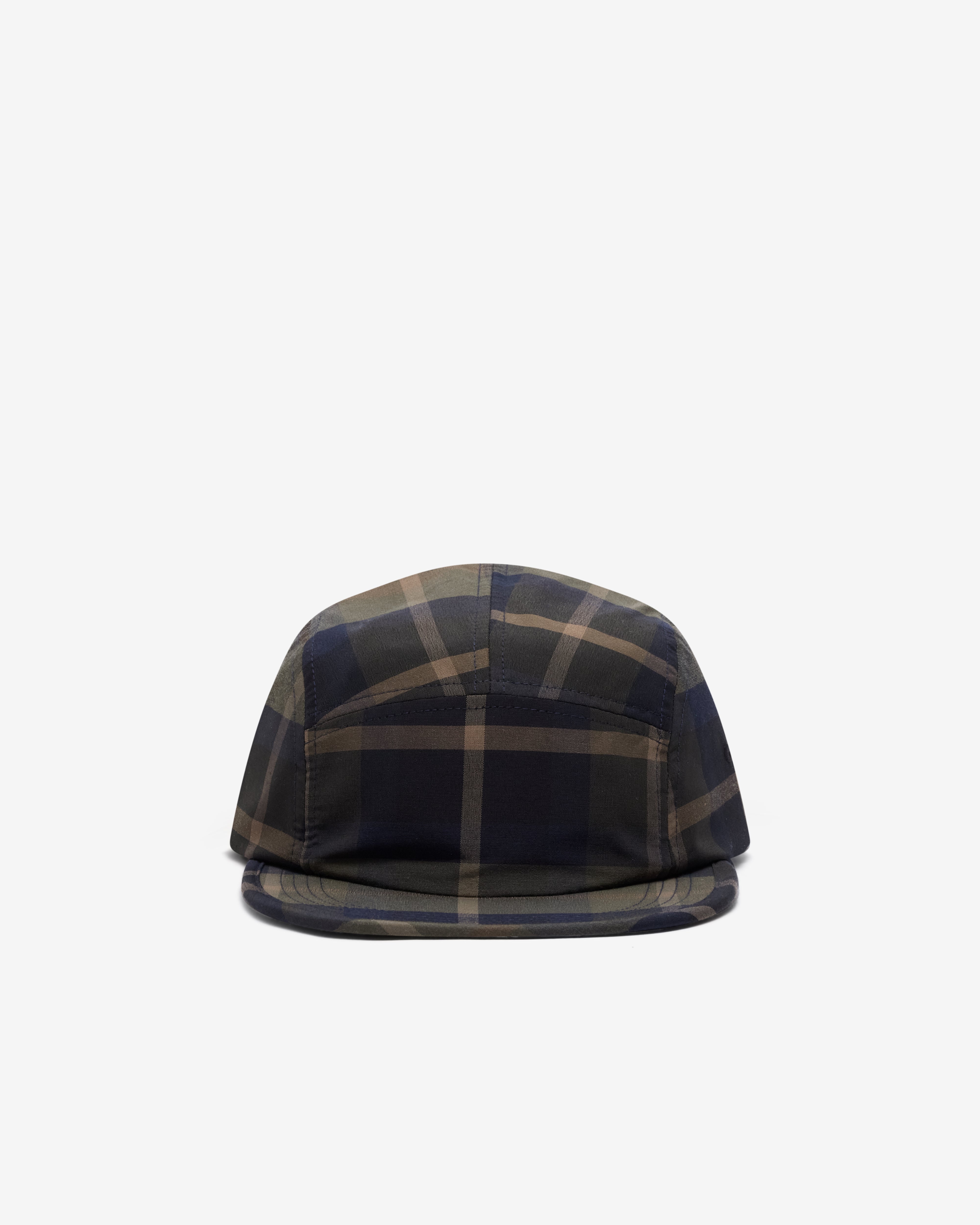 CDG Homme: Men's Check 5 Panel Cap (Green) | Dover Street Market London