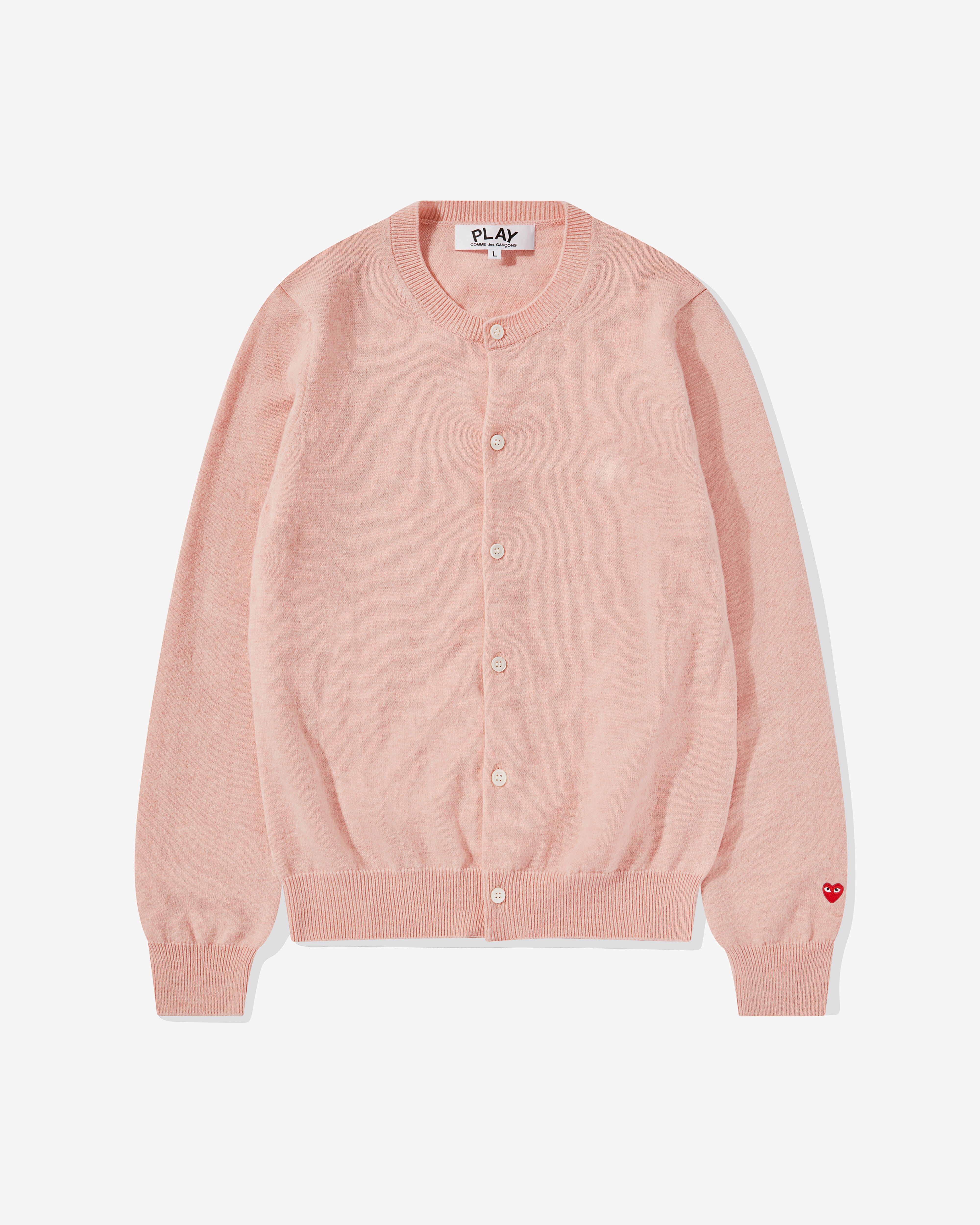 Play: Women’s Lambswool Cardigan (Pink) | DSML E-SHOP