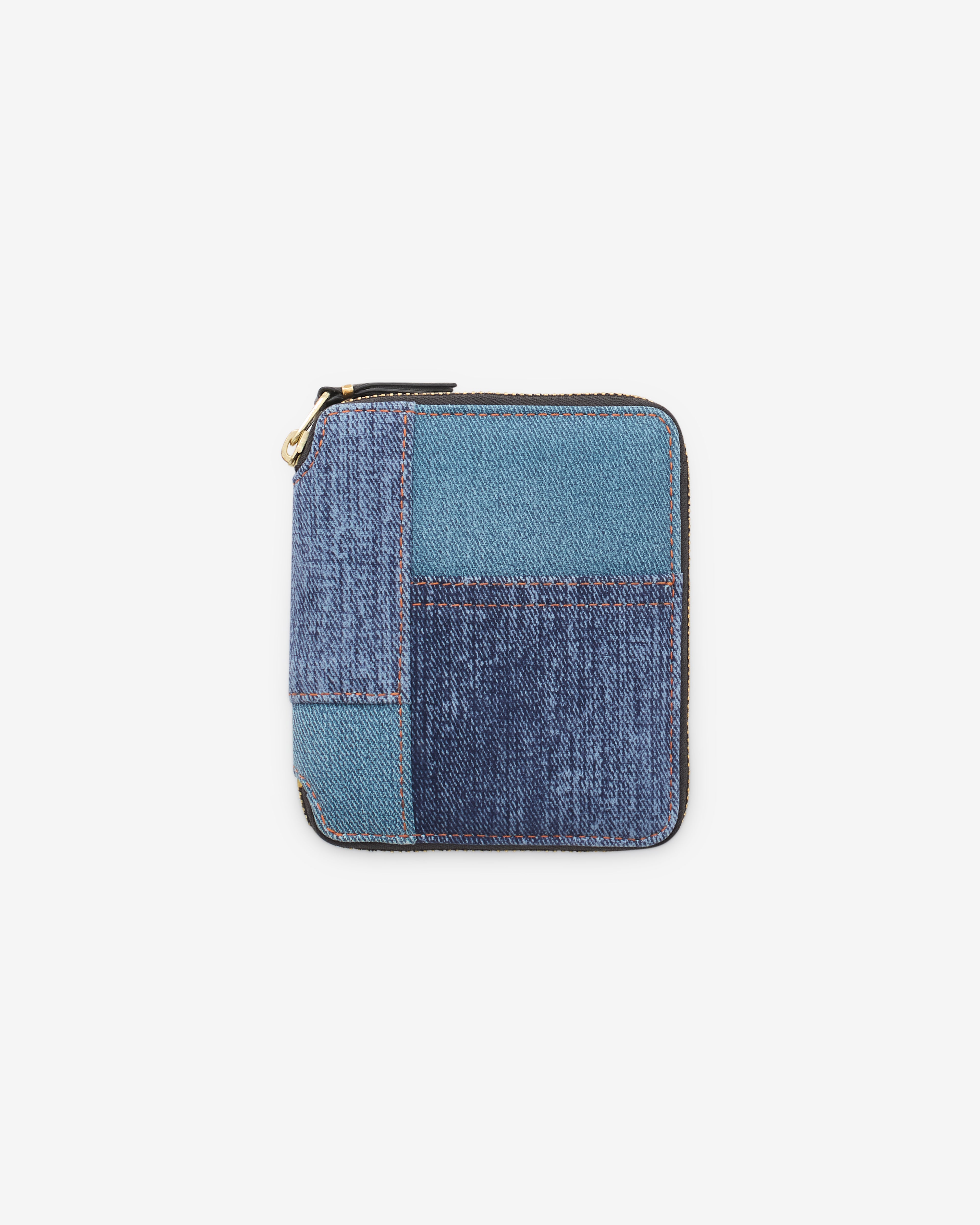 CDG Wallet: Denim Patchwork Wallet (Blue SA2100DP) | Dover Street ...