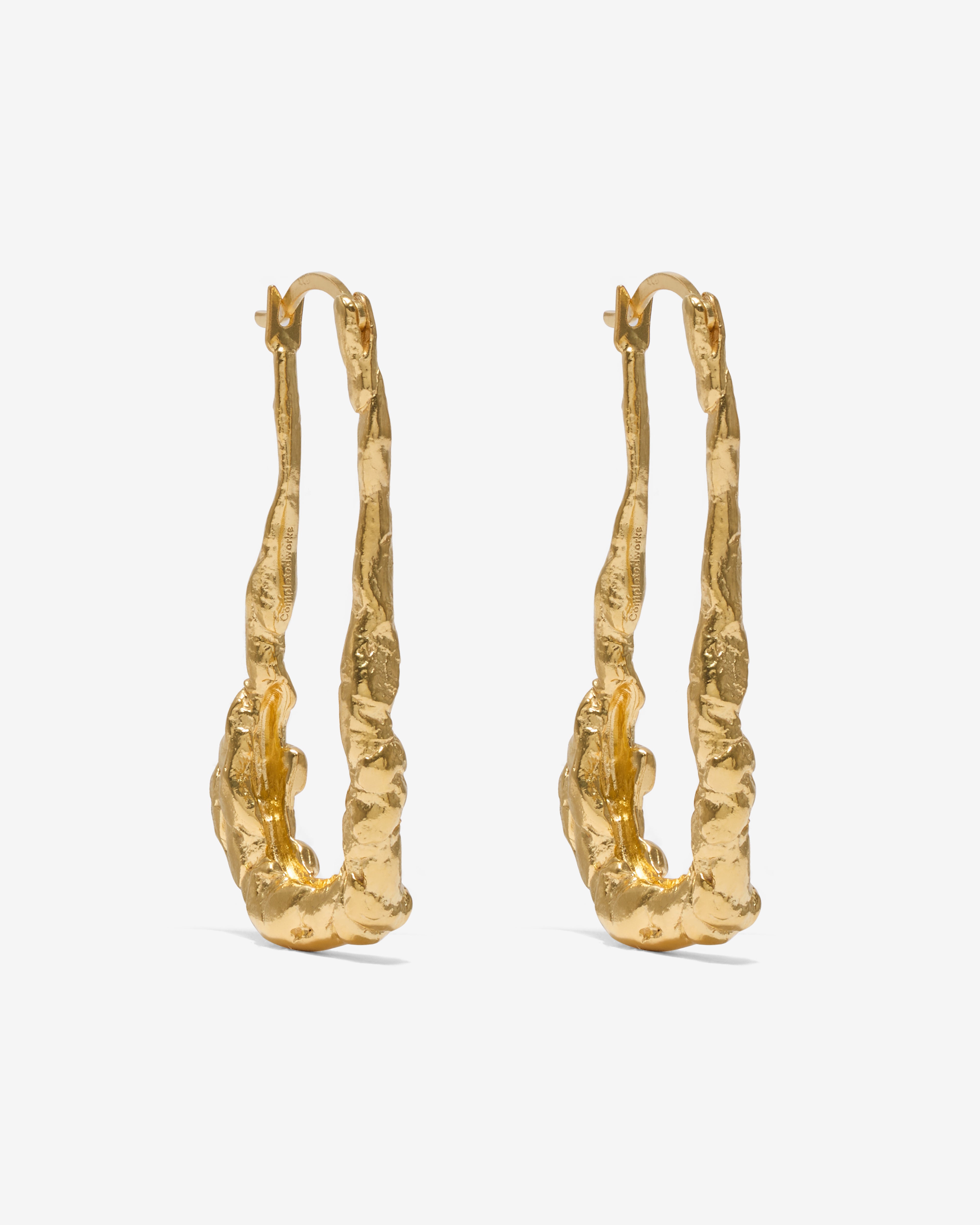 Completed Works: Splotch Long Hoops (Yellow Gold) | Dover Street Market ...