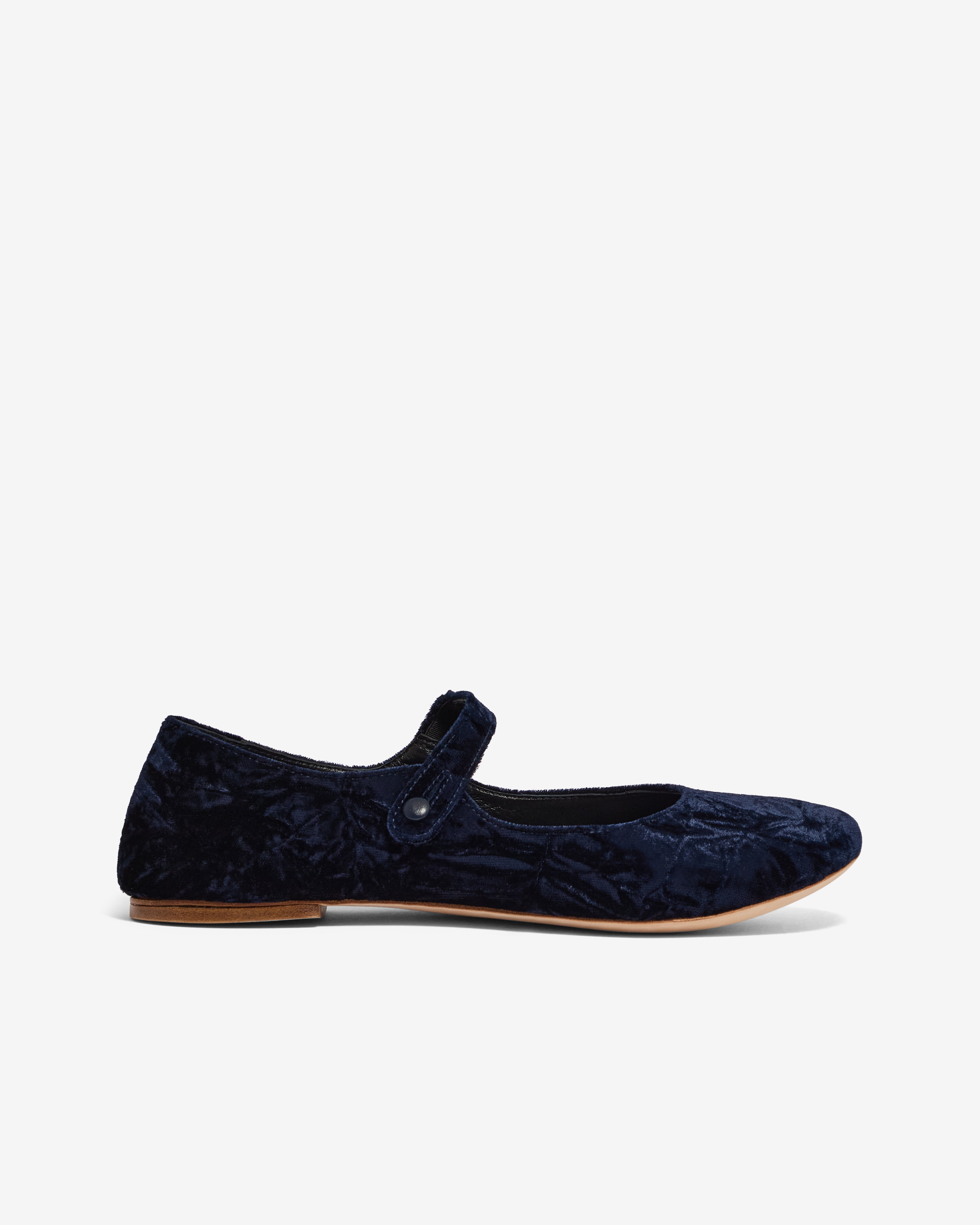 Daniela Gregis: Women’s Mary Jane Ballerina (Navy) | Dover Street ...