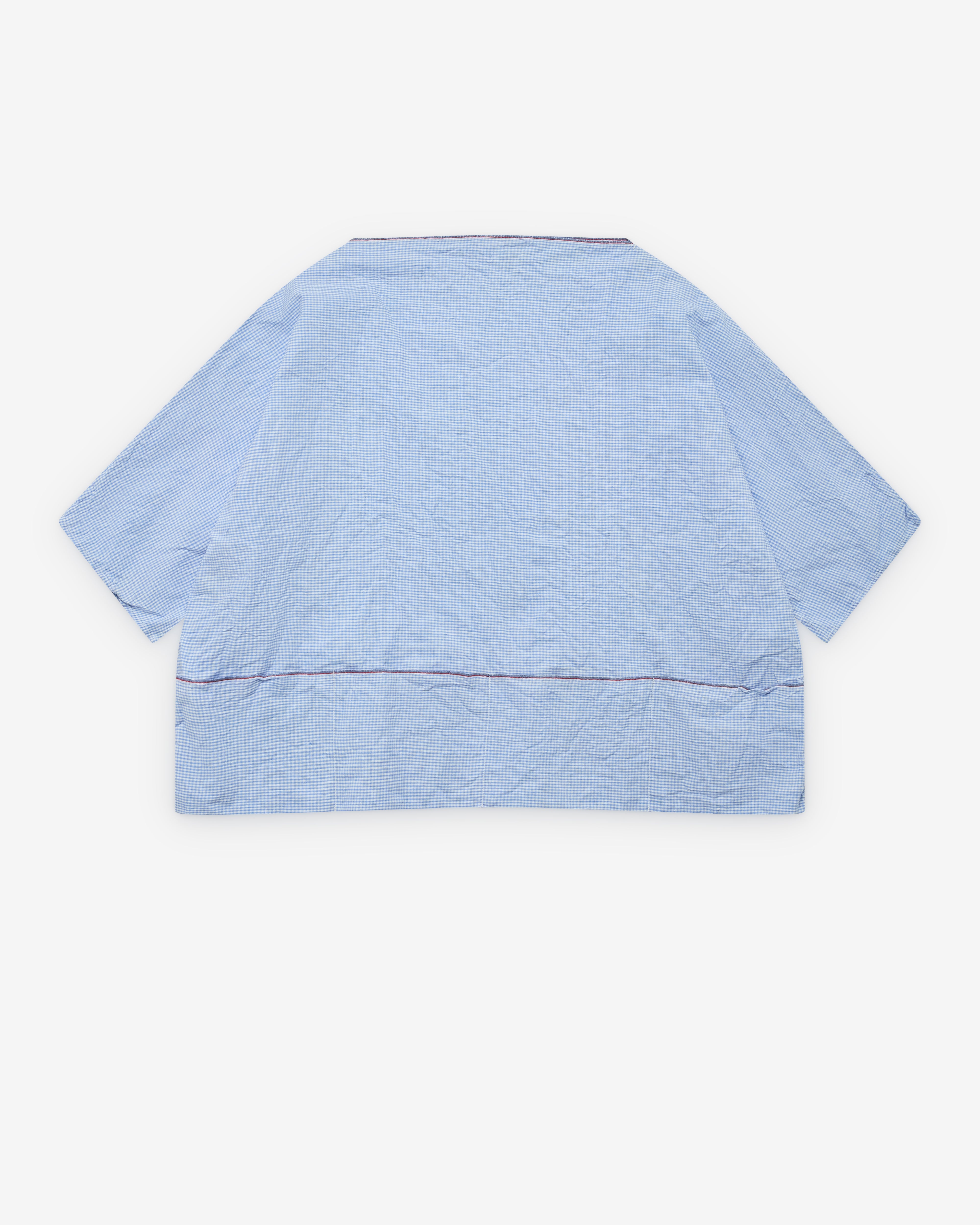 Daniela Gregis: Women's Boat Neck Top (Blue) | Dover Street Market London
