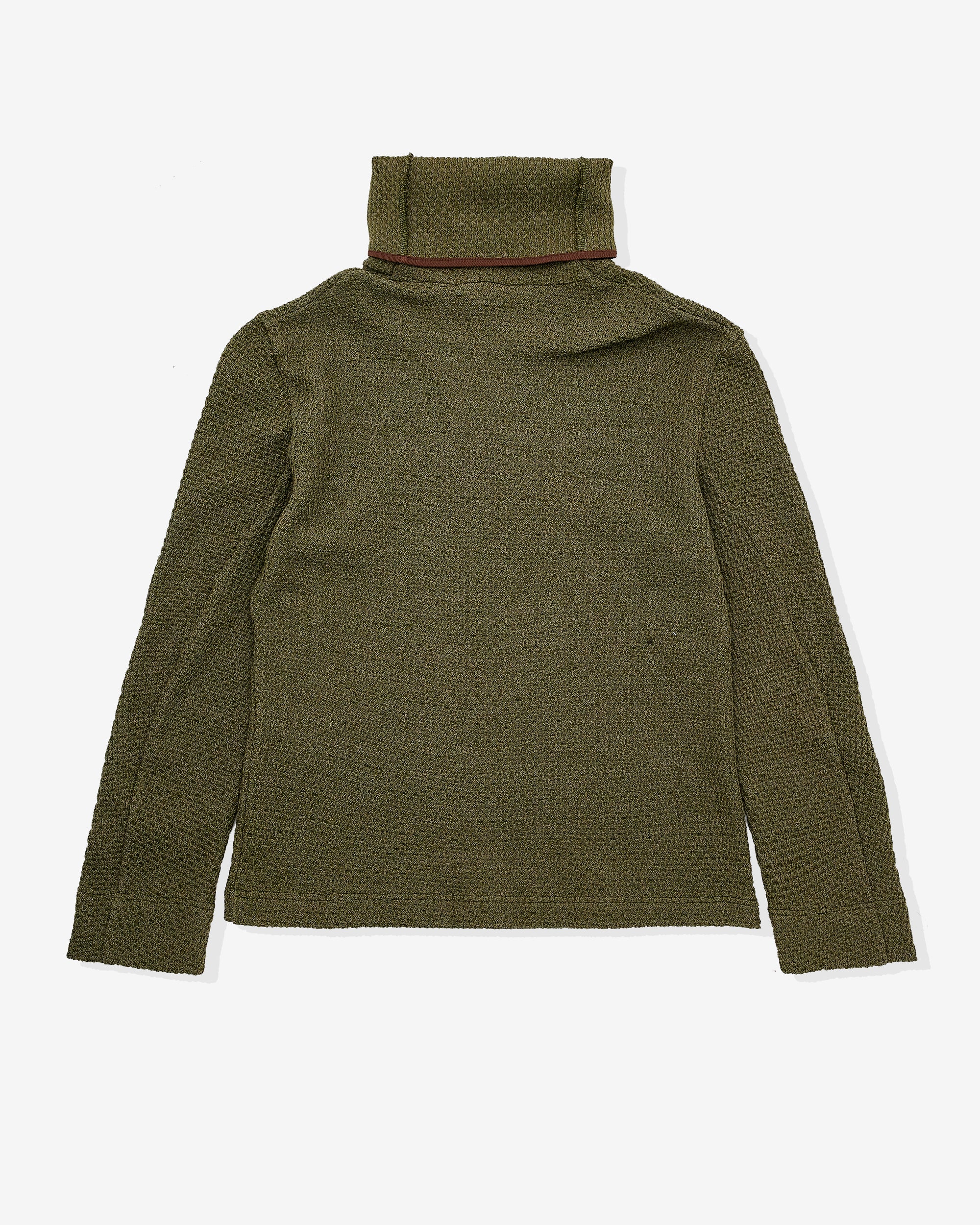 Derrick: Men's Micro-Cable Funnel (Olive) | DSML E-SHOP