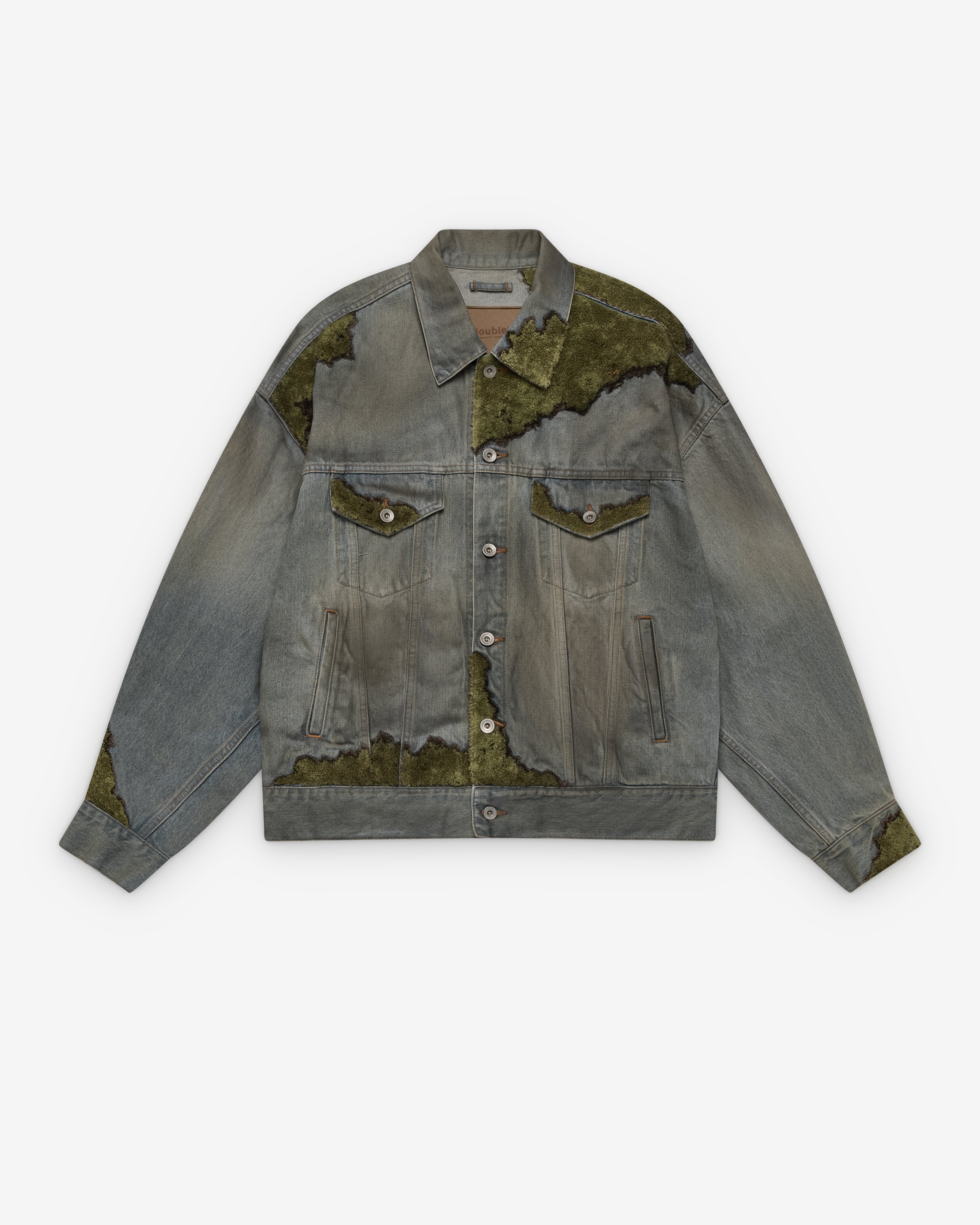 Doublet: Men's Moss-Grown Denim Jacket (Indigo) | Dover Street Market ...