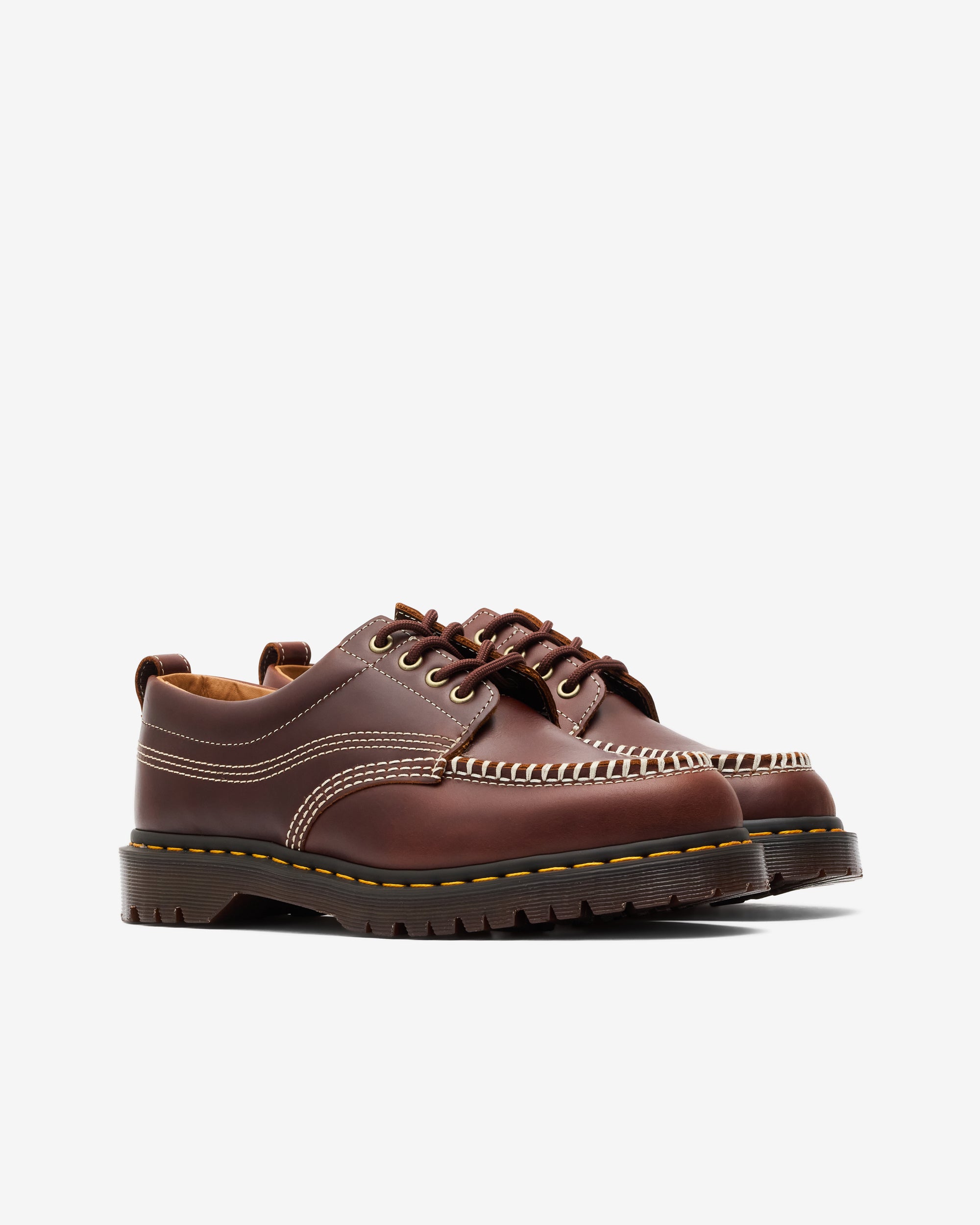 Dr. Martens: Men's Lowell Moc Toe Shoe (Butterscotch) | DSML E-SHOP