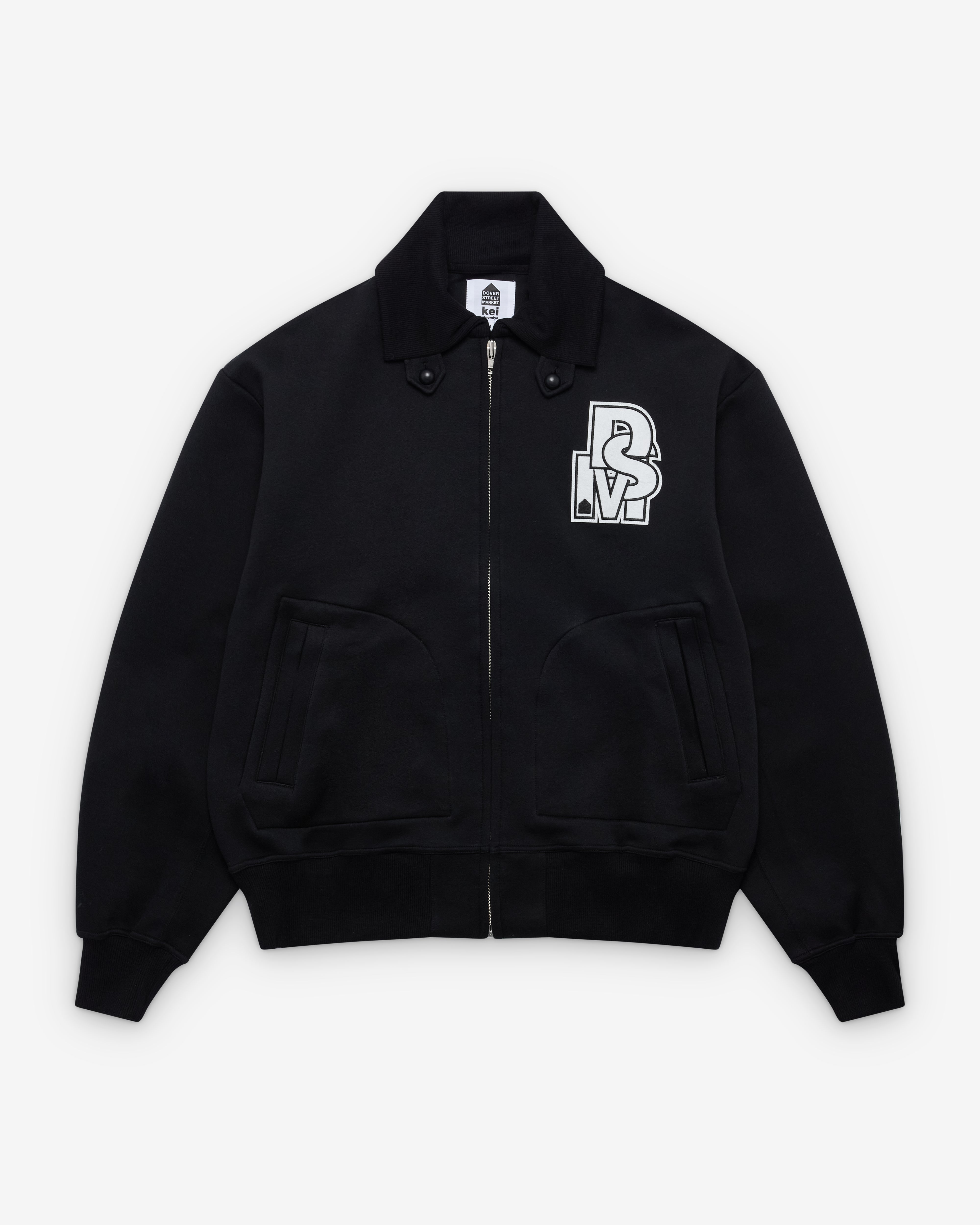 DSM Kei Ninomiya: Varsity Jacket (Black) | Dover Street Market London