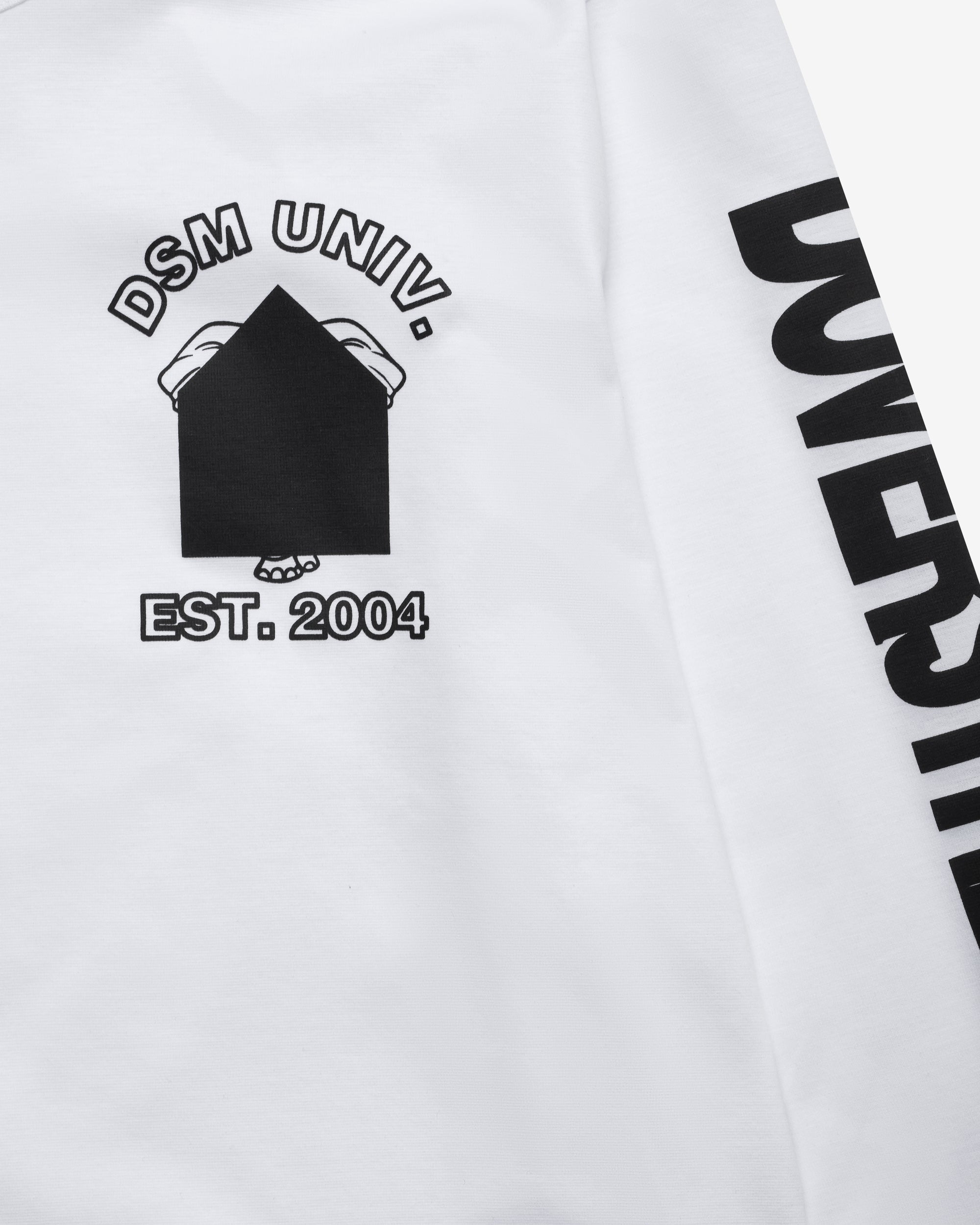 DSM Kei Ninomiya: DSM University Longsleeve T-Shirt (White) | DSML E-SHOP