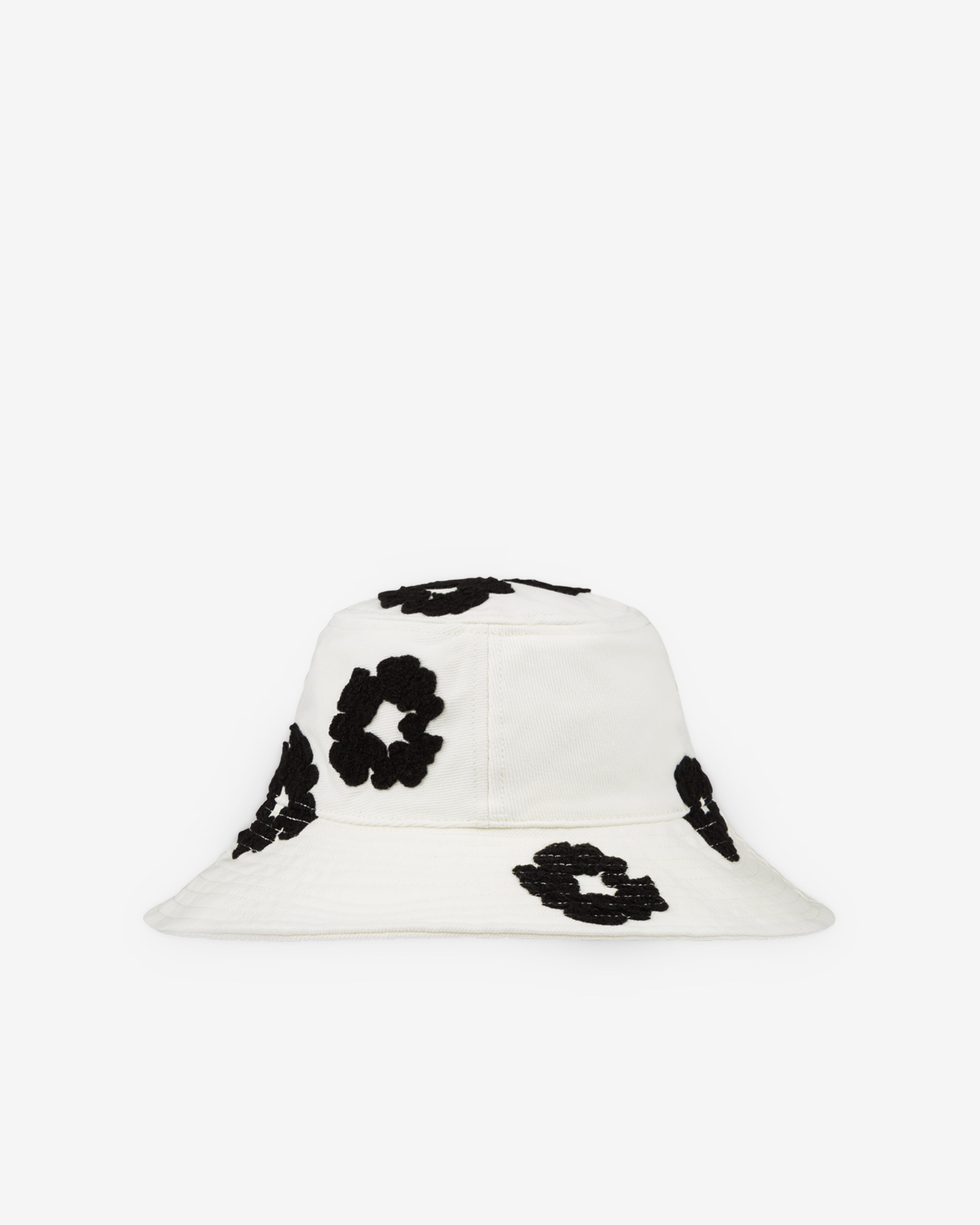 Denim Tears: Men’s Denim Wreath Bucket Hat (White) | Dover Street ...
