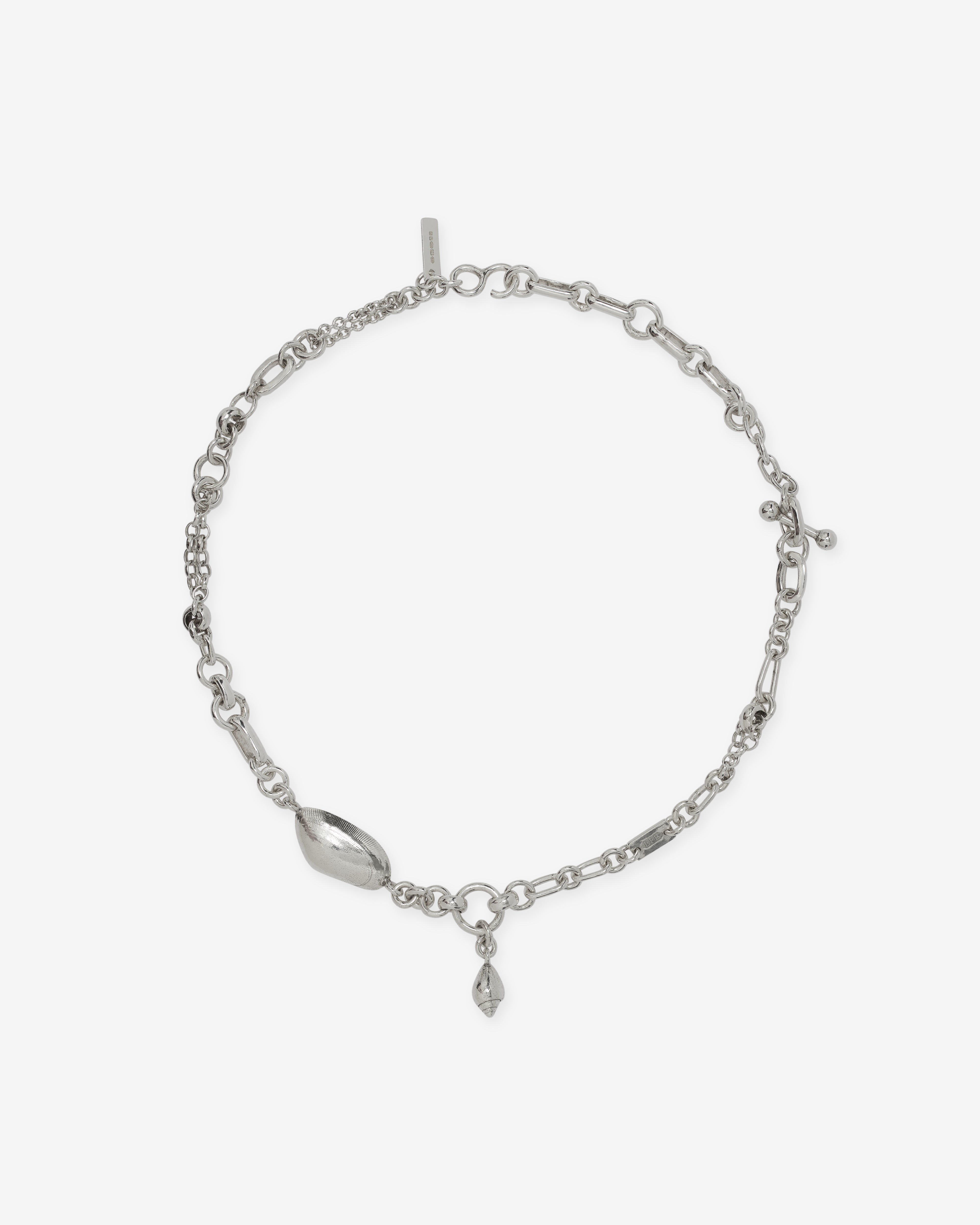 Emily Frances Barrett: Shells And Ball Necklace (Silver) | DSML E-SHOP