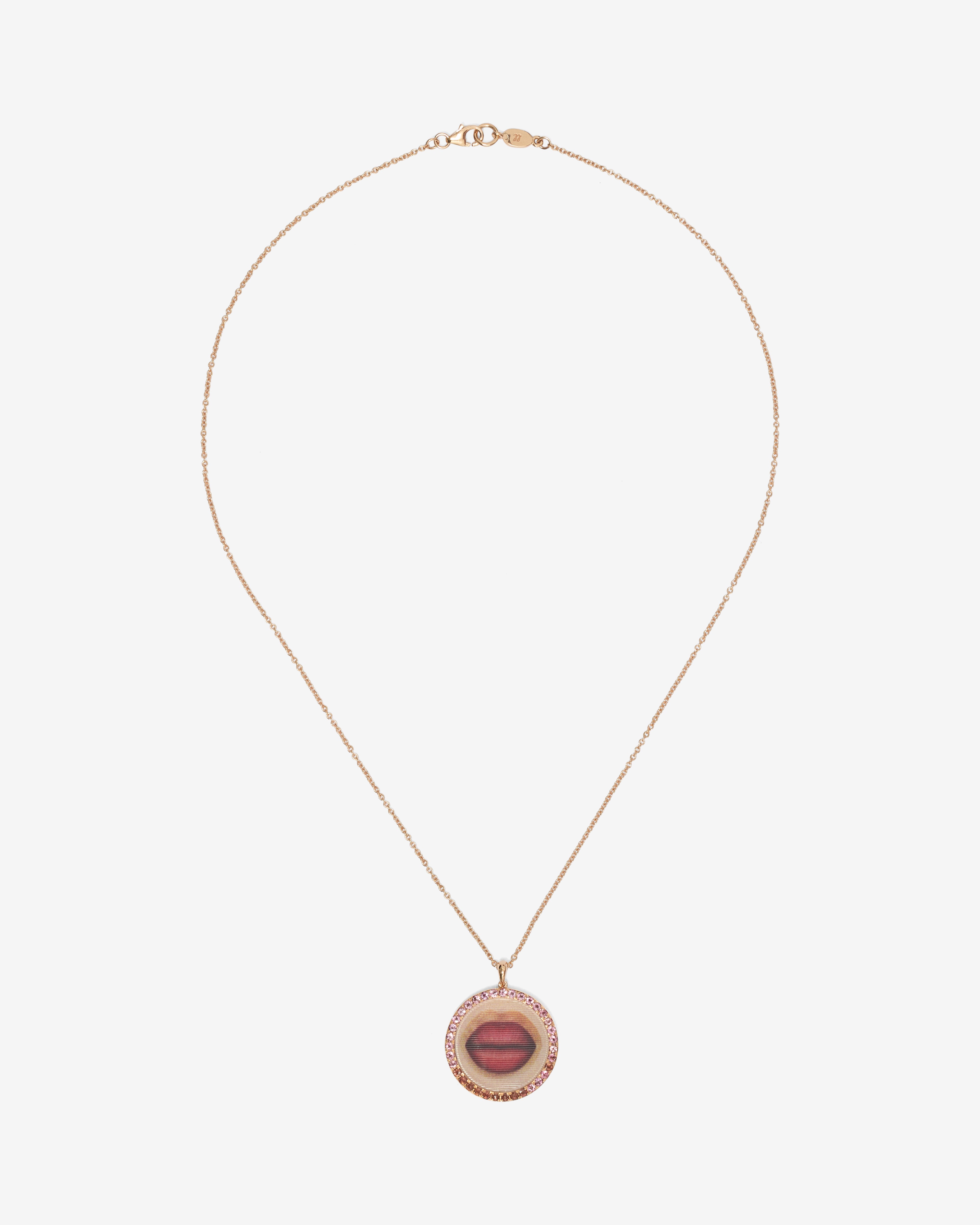Francesca Villa: Be Kissed Pendant (Pink Gold) | DSML E-SHOP
