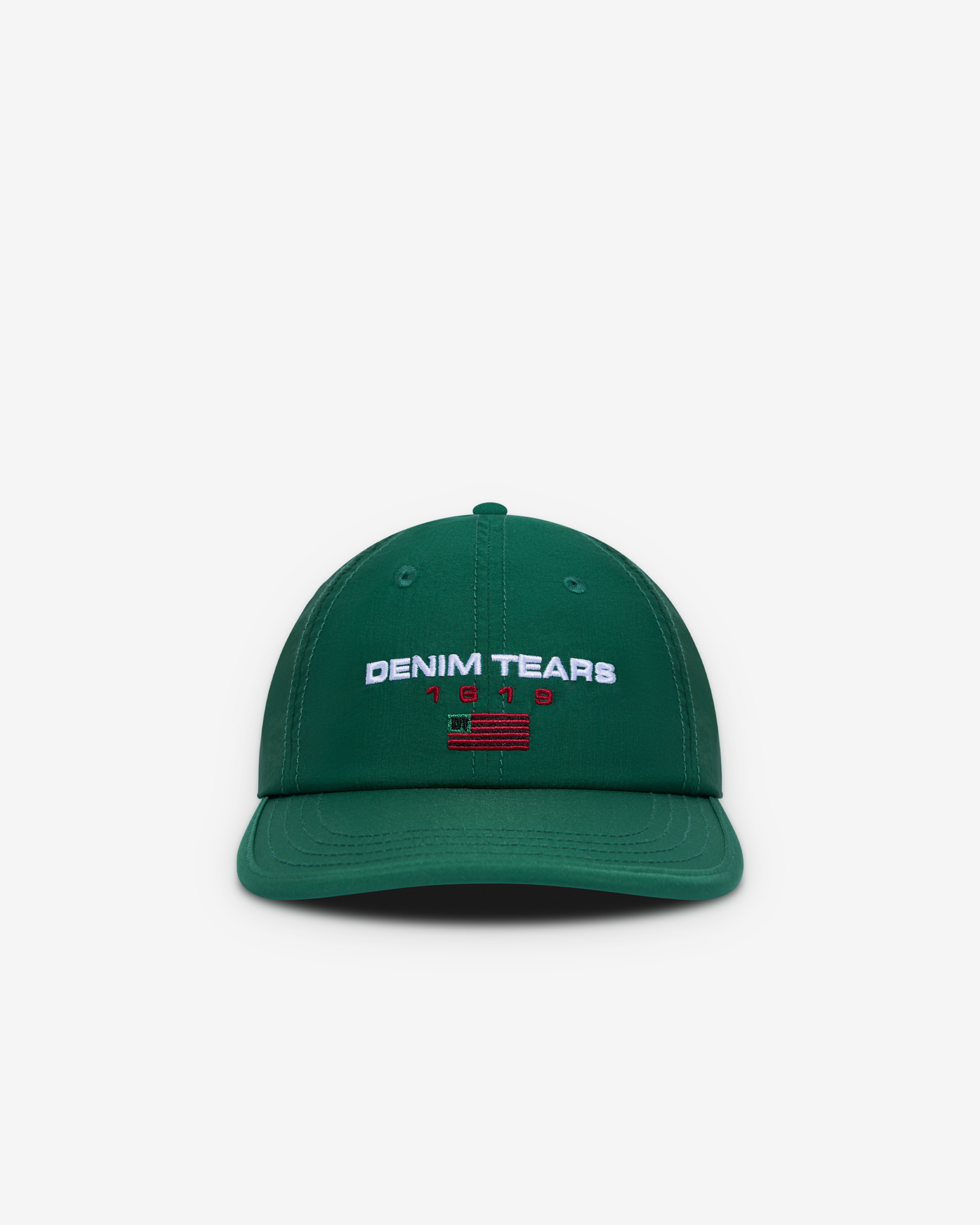 Denim Tears: Men's 1619 Sport Cap (Green) | DSML E-SHOP
