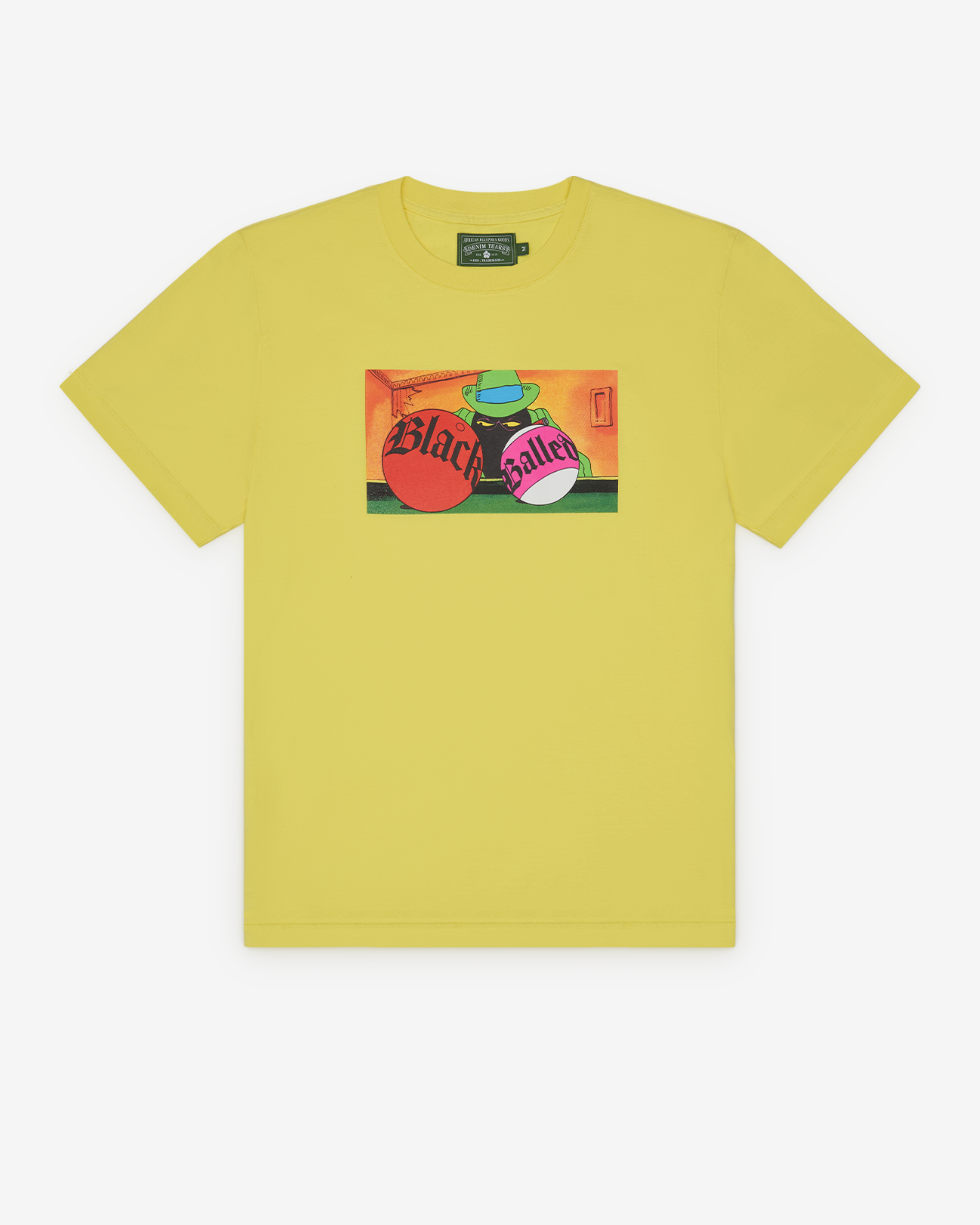 Denim Tears: Men's Balled Tee (Yellow) | DSML E-SHOP