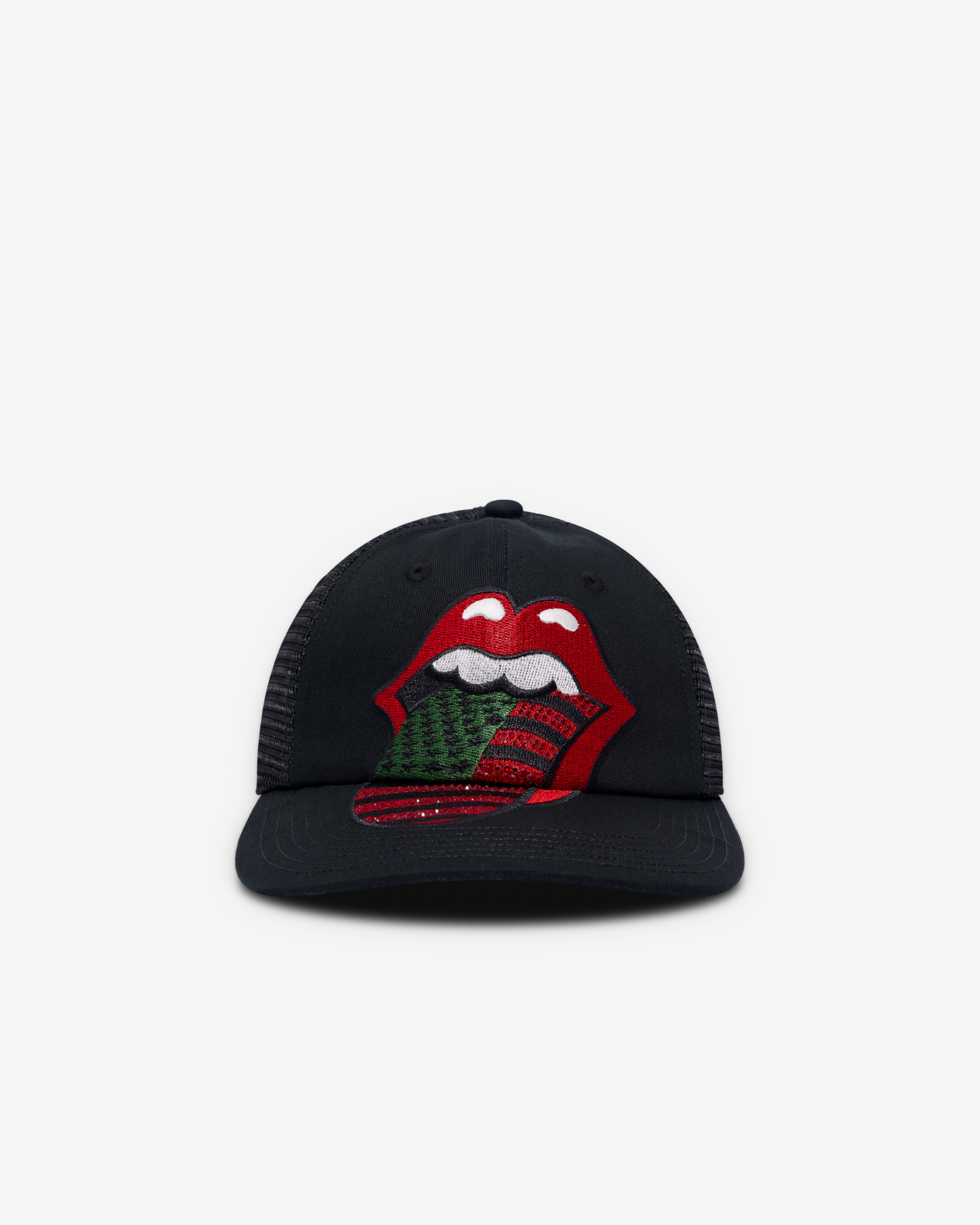 Denim Tears: Men's Rolling Stones Cap (Black) | DSML E-SHOP