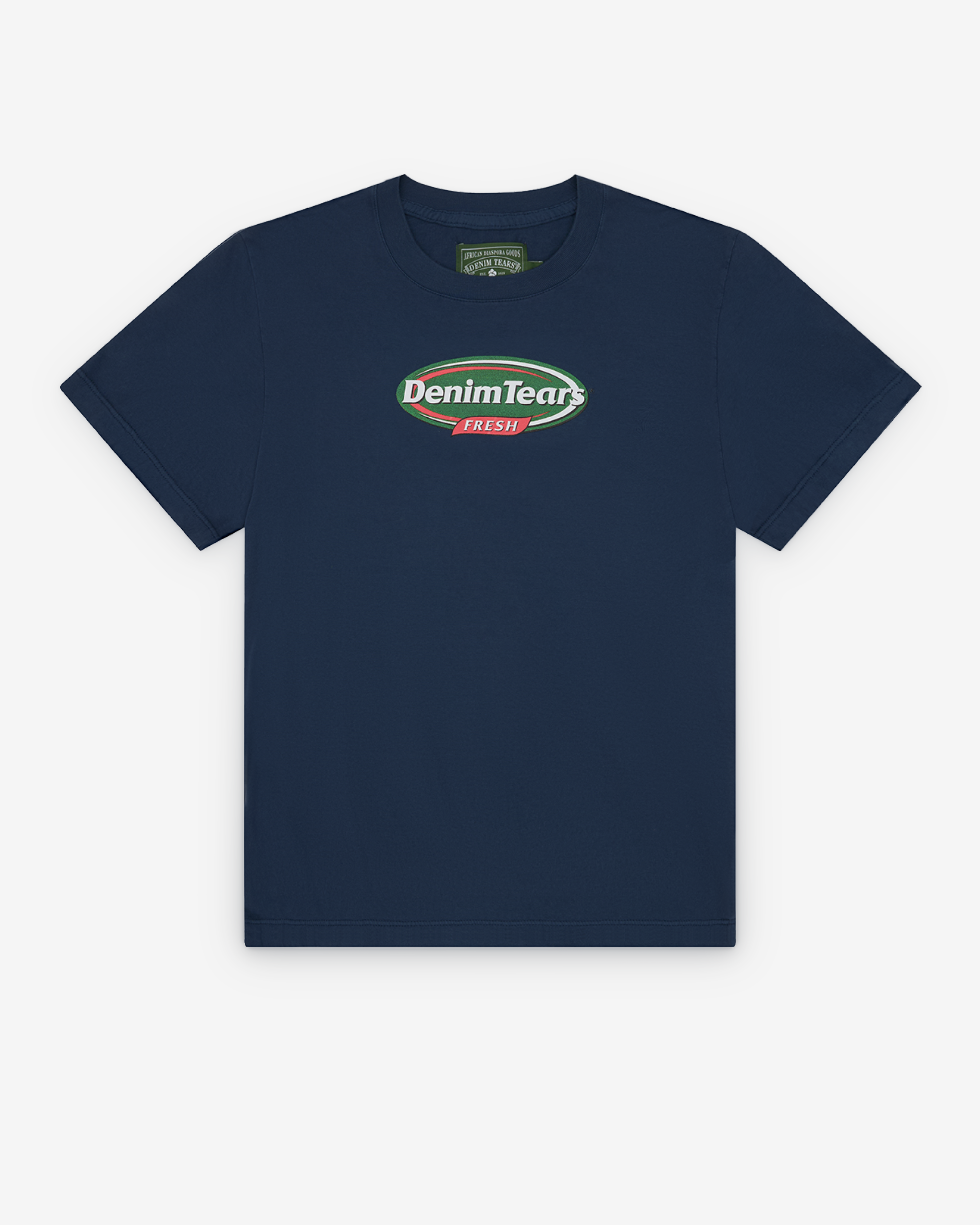 Denim Tears: Men's Supermarket Tee (Navy) | DSML E-SHOP