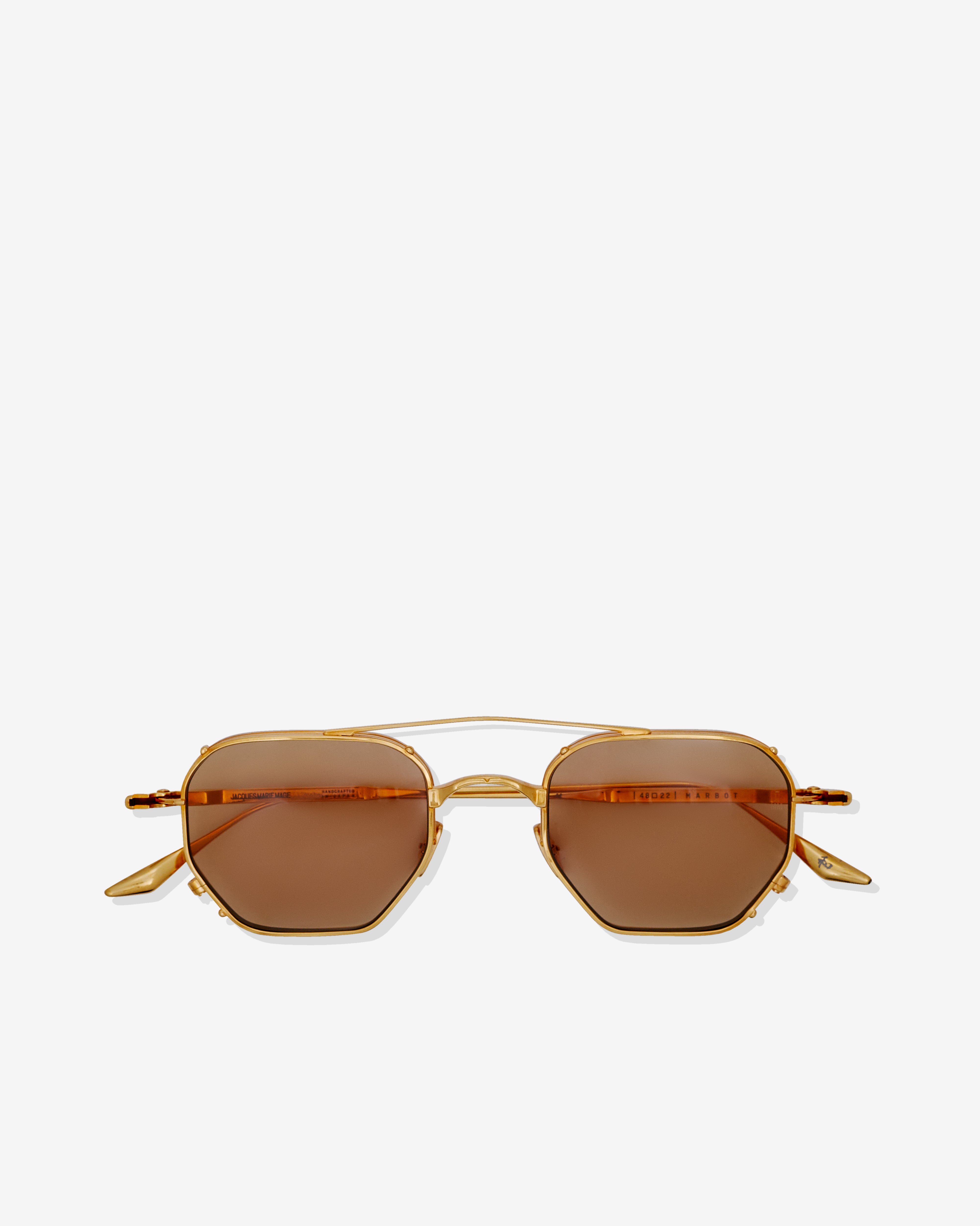 Jacques Marie Mage: Marbot Gold Sunglasses (Gold) | DSML E-SHOP