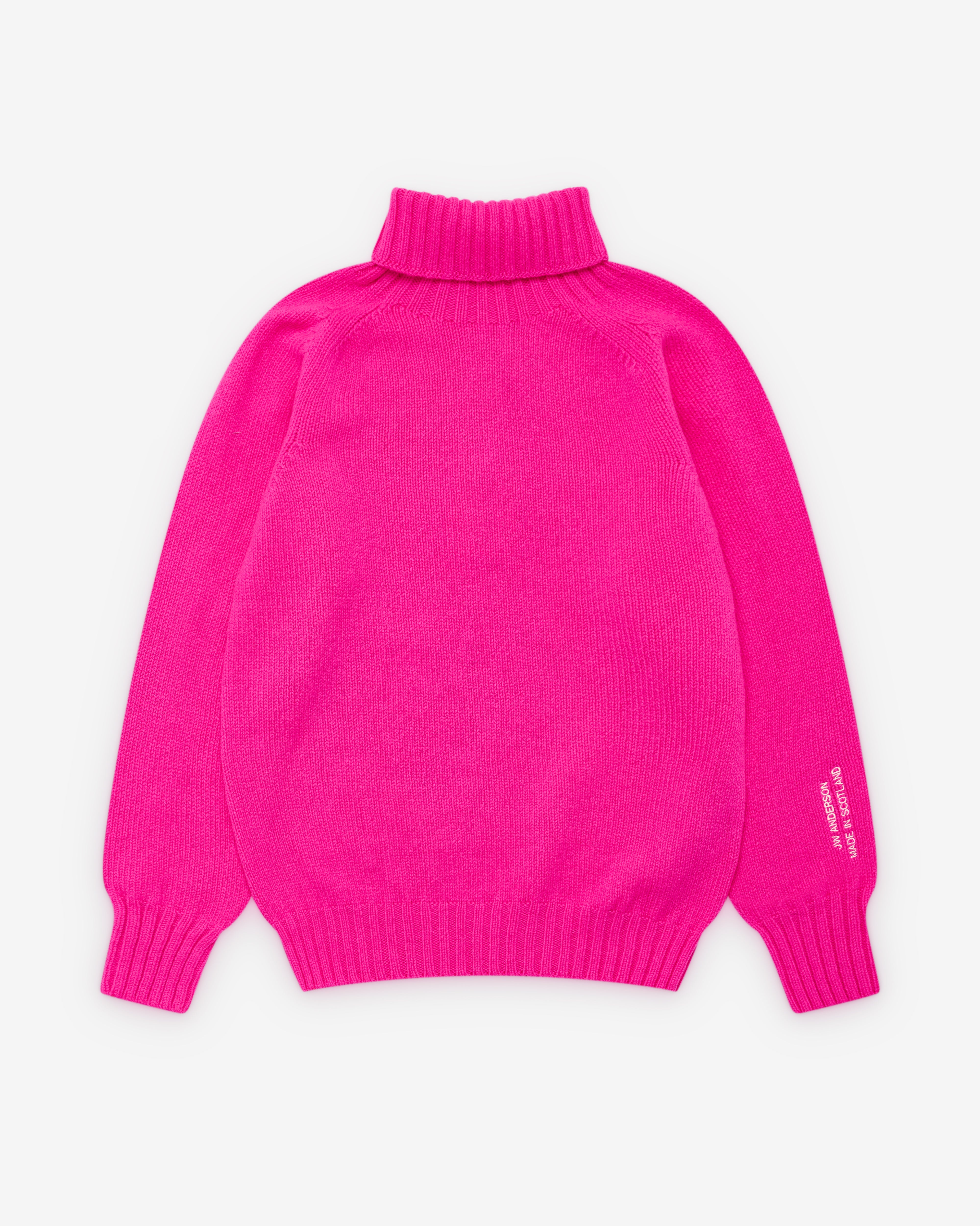 J.W. Anderson: Women's Turtle Neck Jumper (Neon Pink) | Dover Street ...