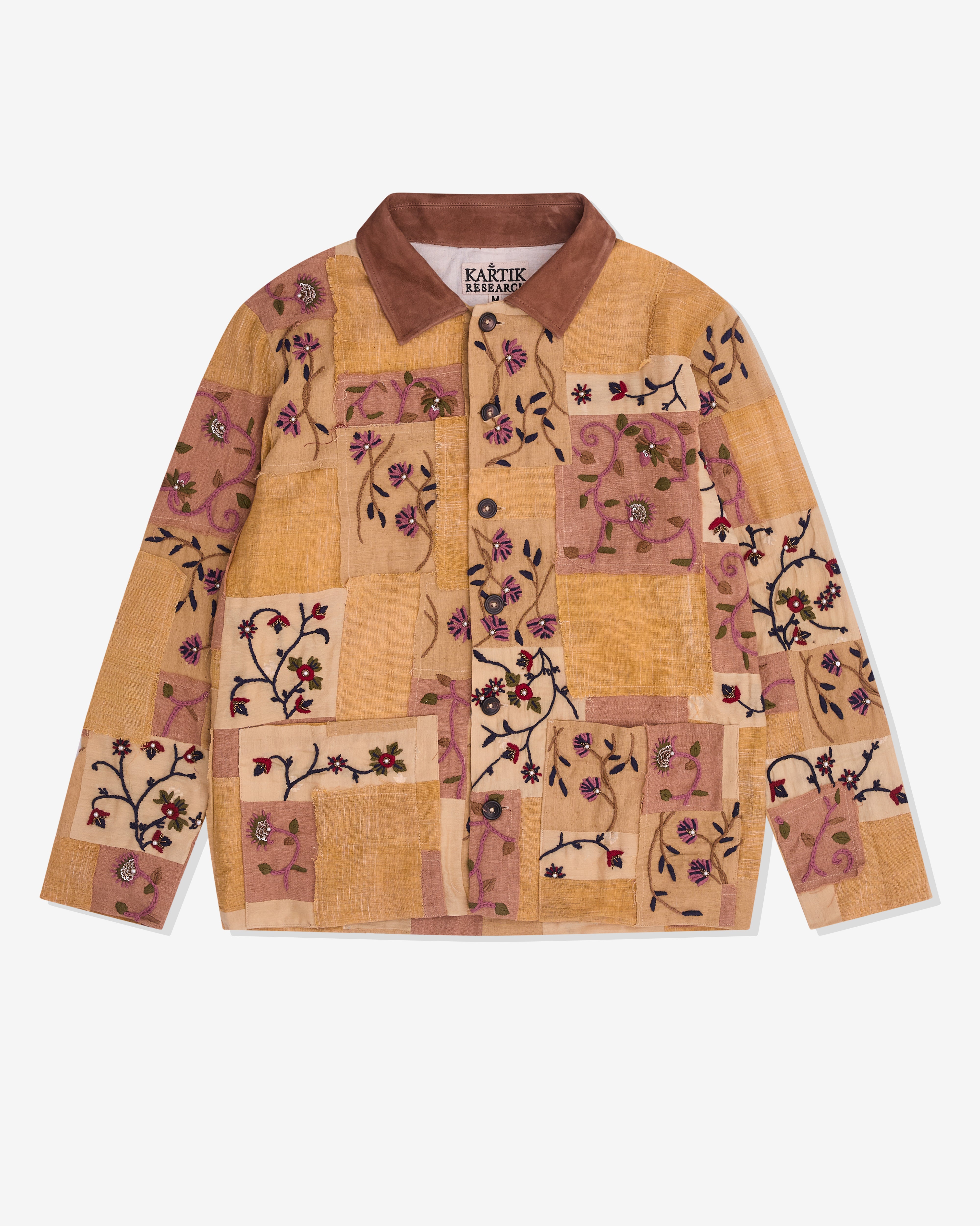 Kartik Research: Men’s Patchworked Chore Coat (Yellow) | Dover Street ...