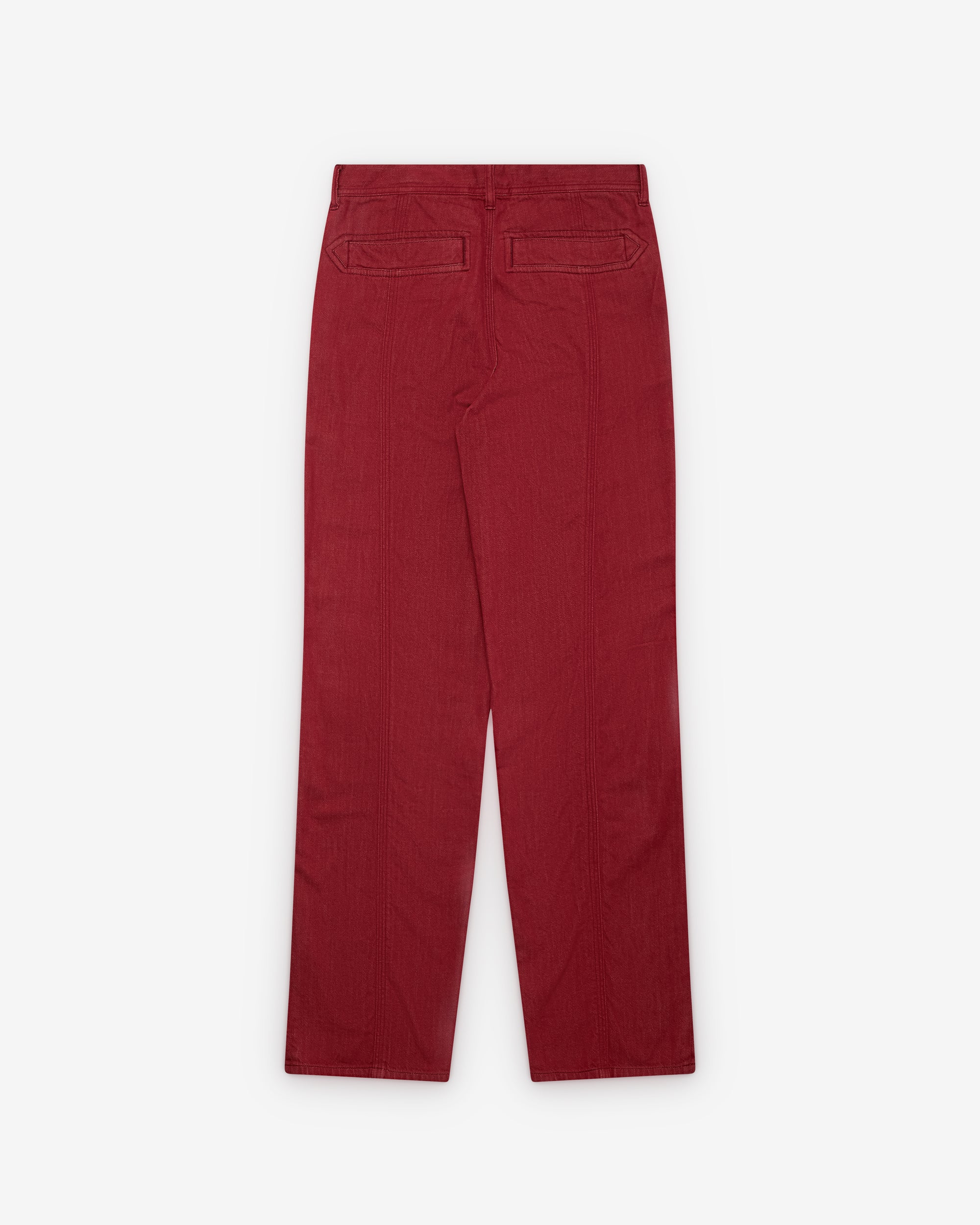 Kiko Kostadinov : Men's Remora Panelled Trouser (Red) | DSML E-SHOP