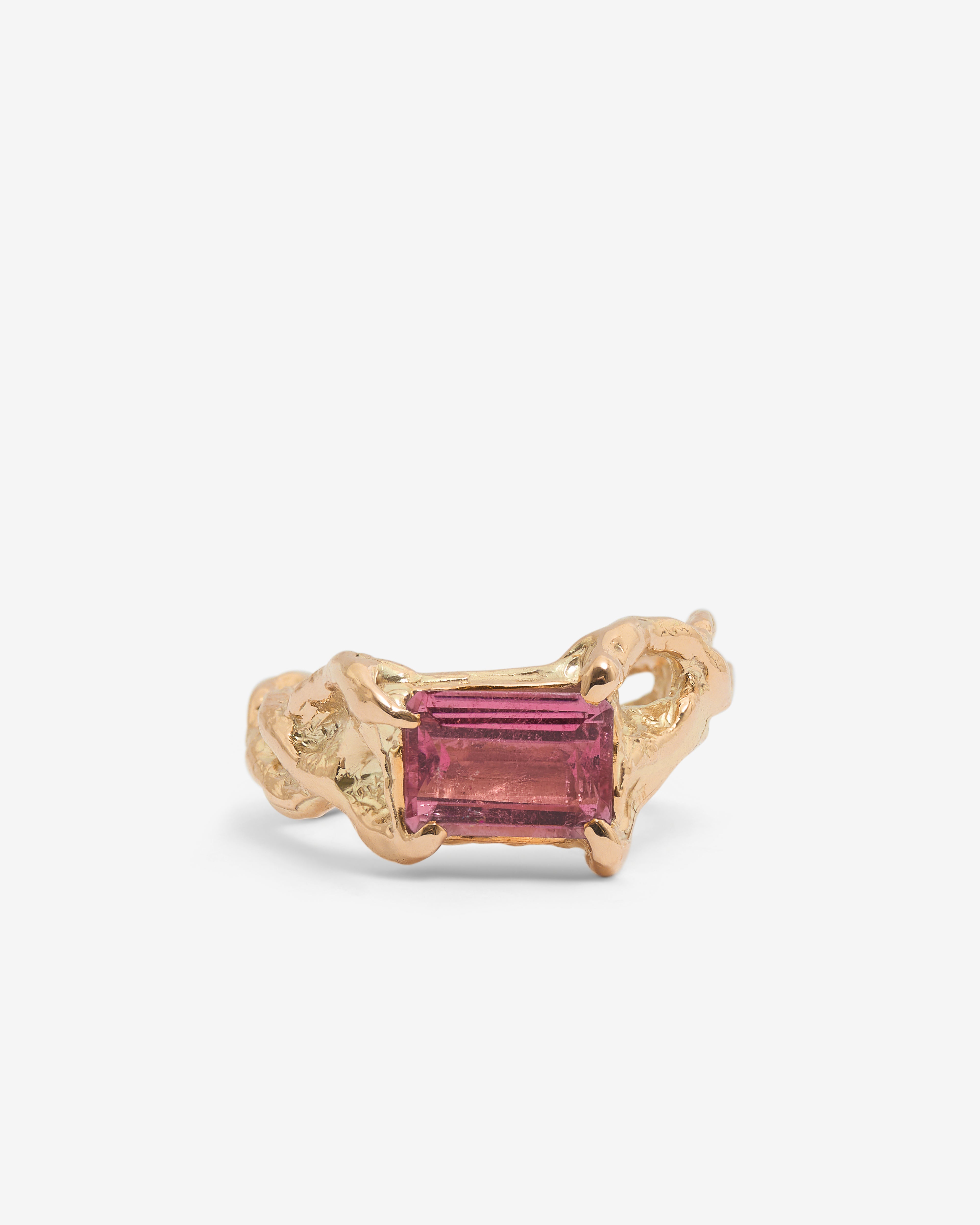 Miya Kumo: Basque Engagement Ring (Yellow Gold) | DSML E-SHOP