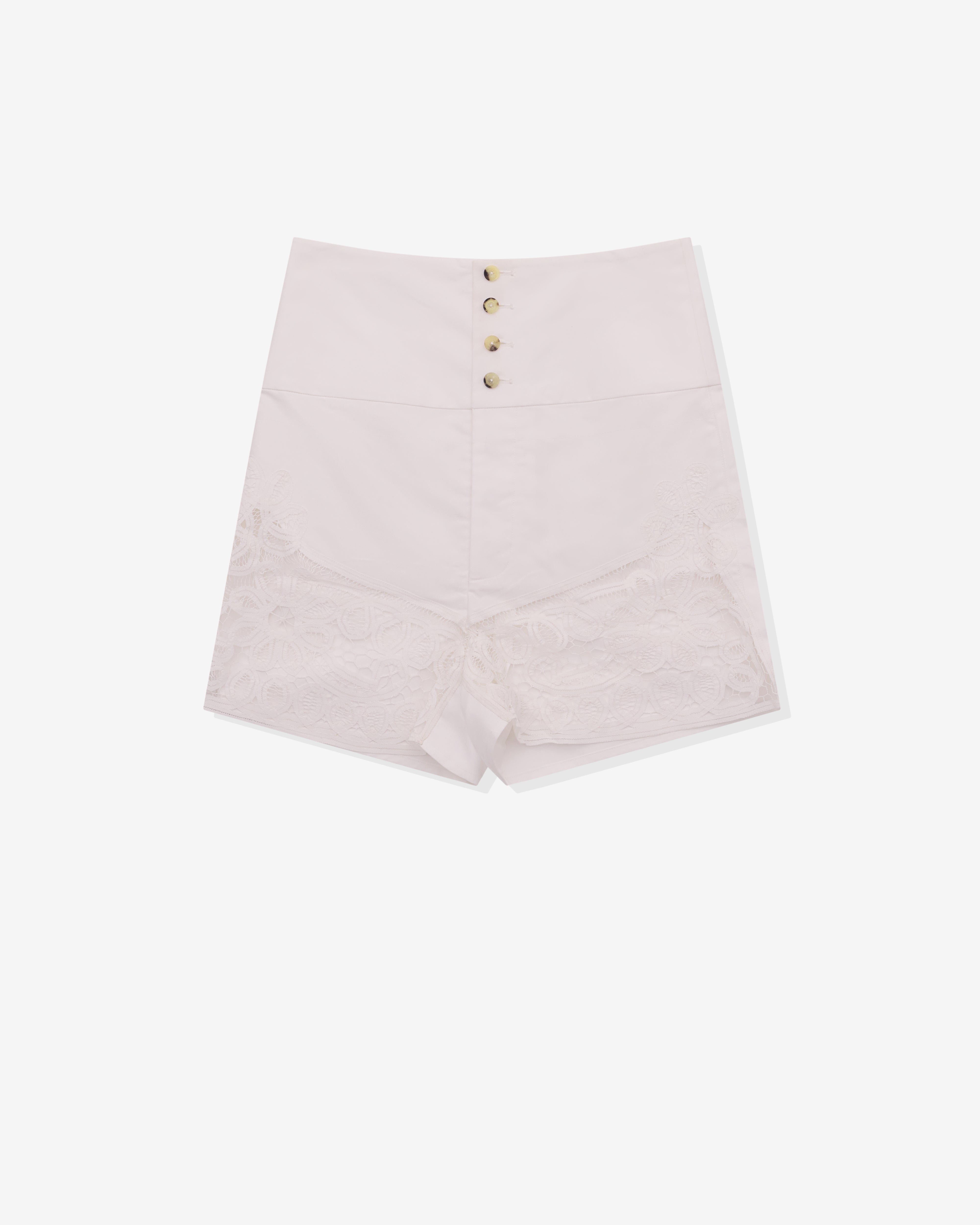 Oscar Ouyang: Men’s High Waist Shorts (White) | Dover Street Market London