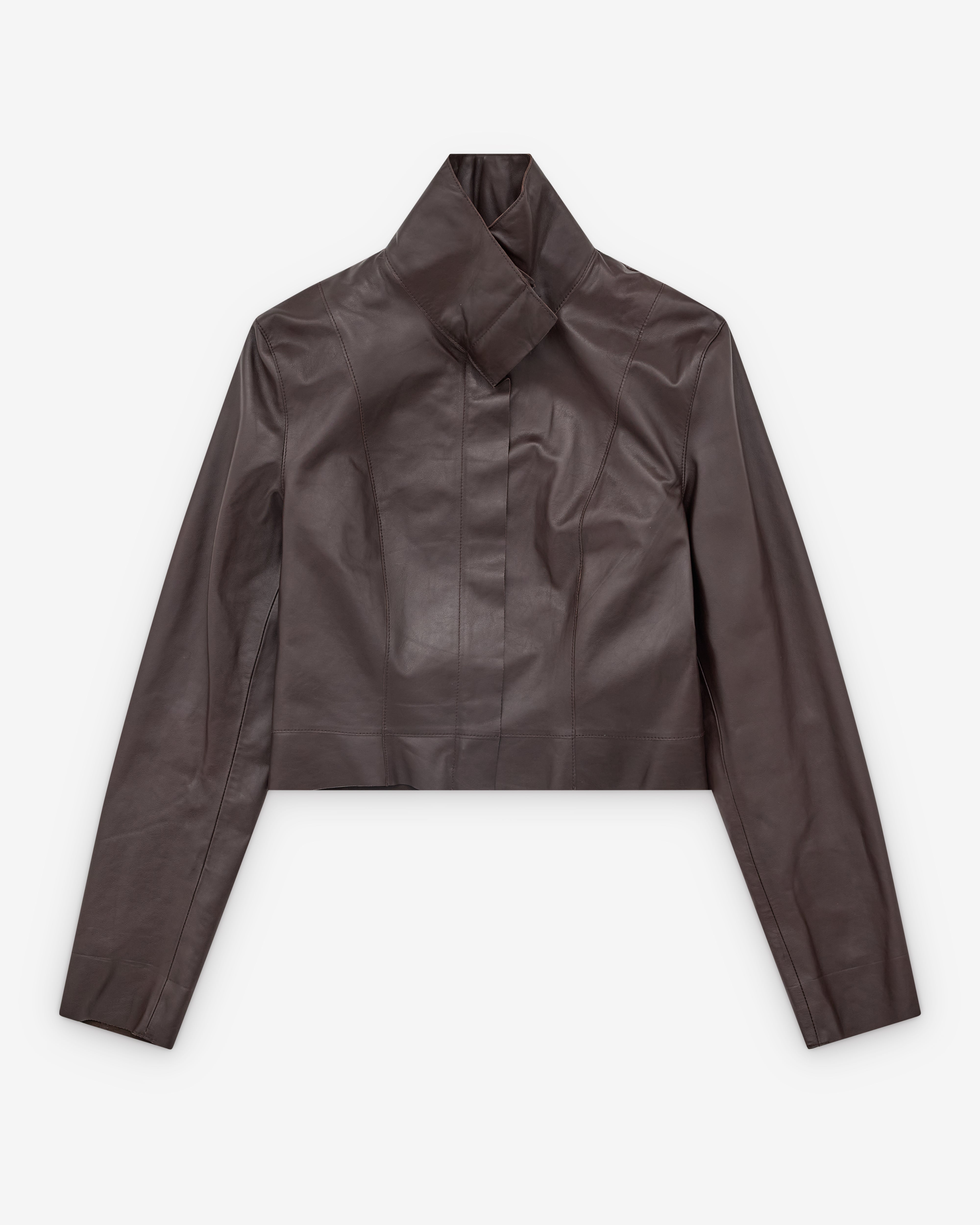 Our Legacy: Women's Concealed Jacket (Umber Brown) | DSML E-SHOP