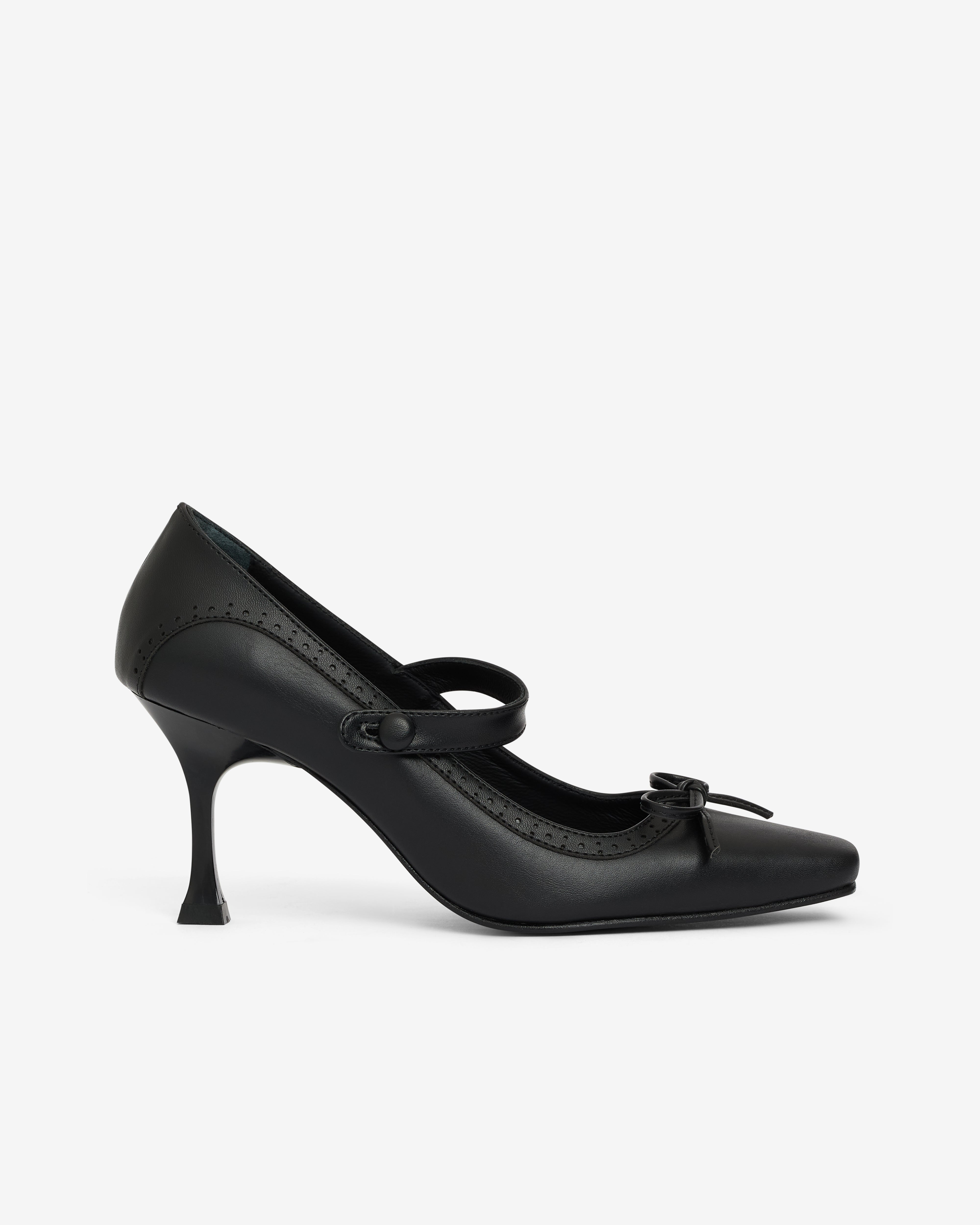 Renaissance Renaissance: Women's Dame Kitten Heel (Black) | DSML E-SHOP
