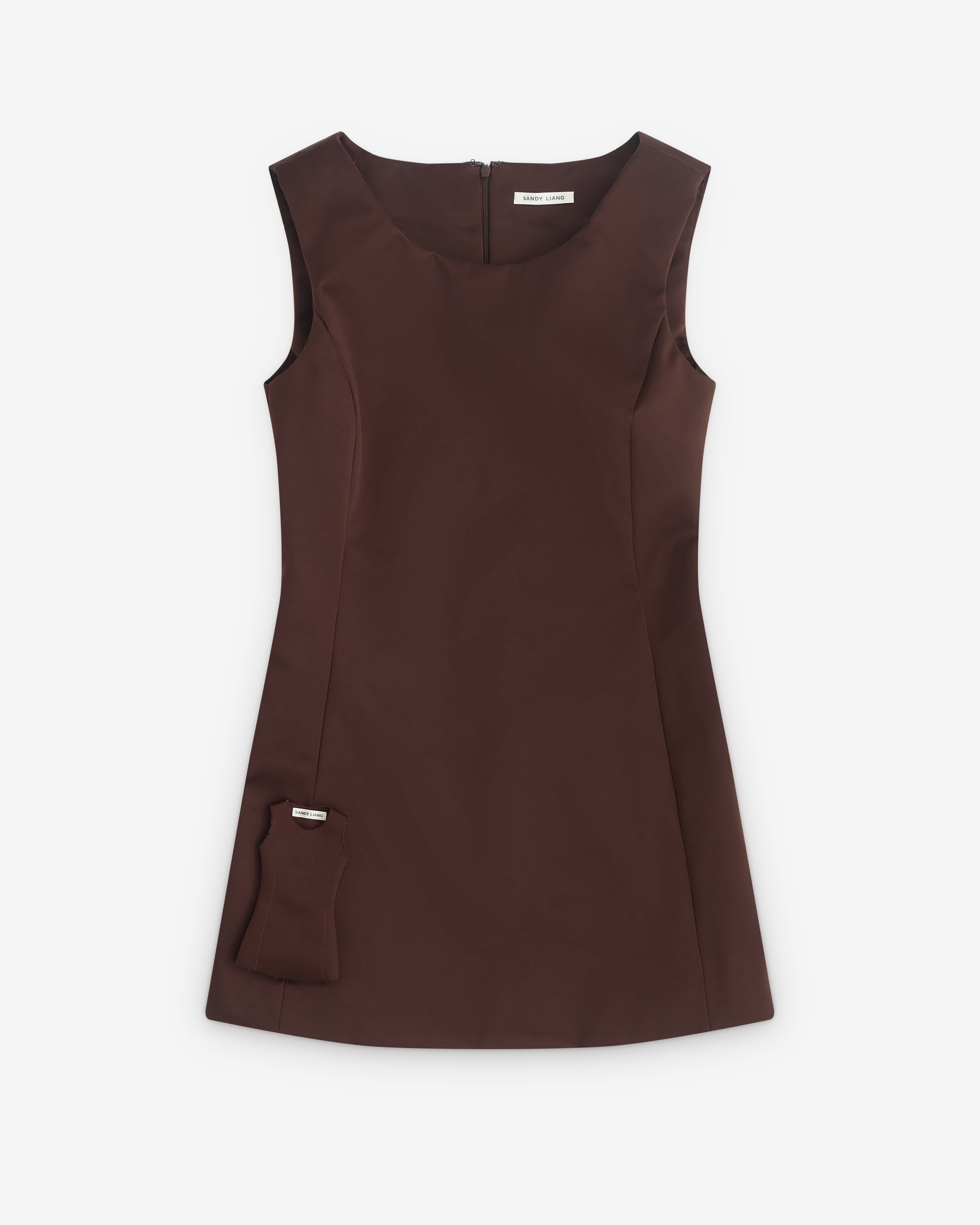 Sandy Liang: Women’s Chester Dress (Brown) | DSML E-SHOP