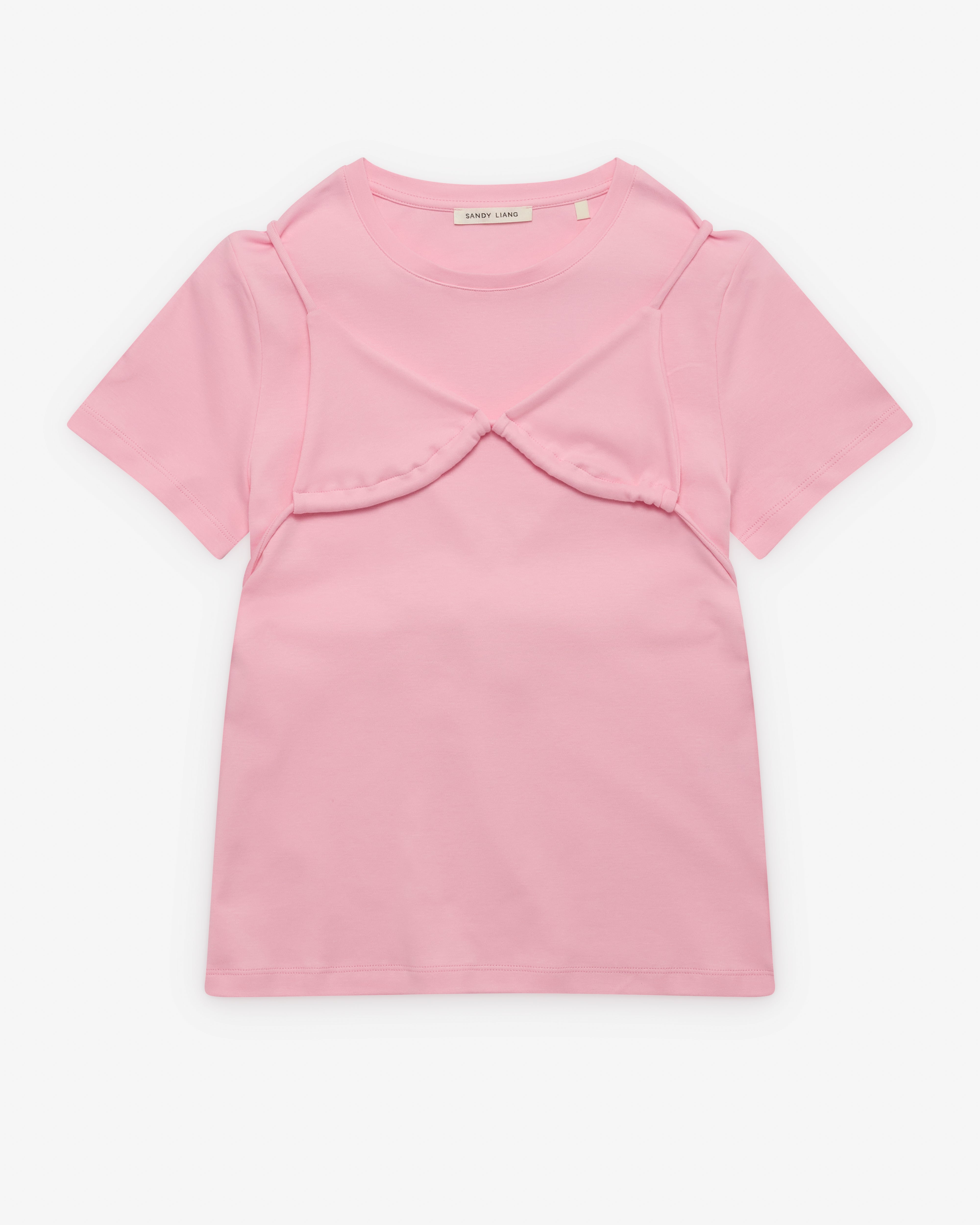 Sandy Liang: Women's Effie Top (Pink) | DSML E-SHOP