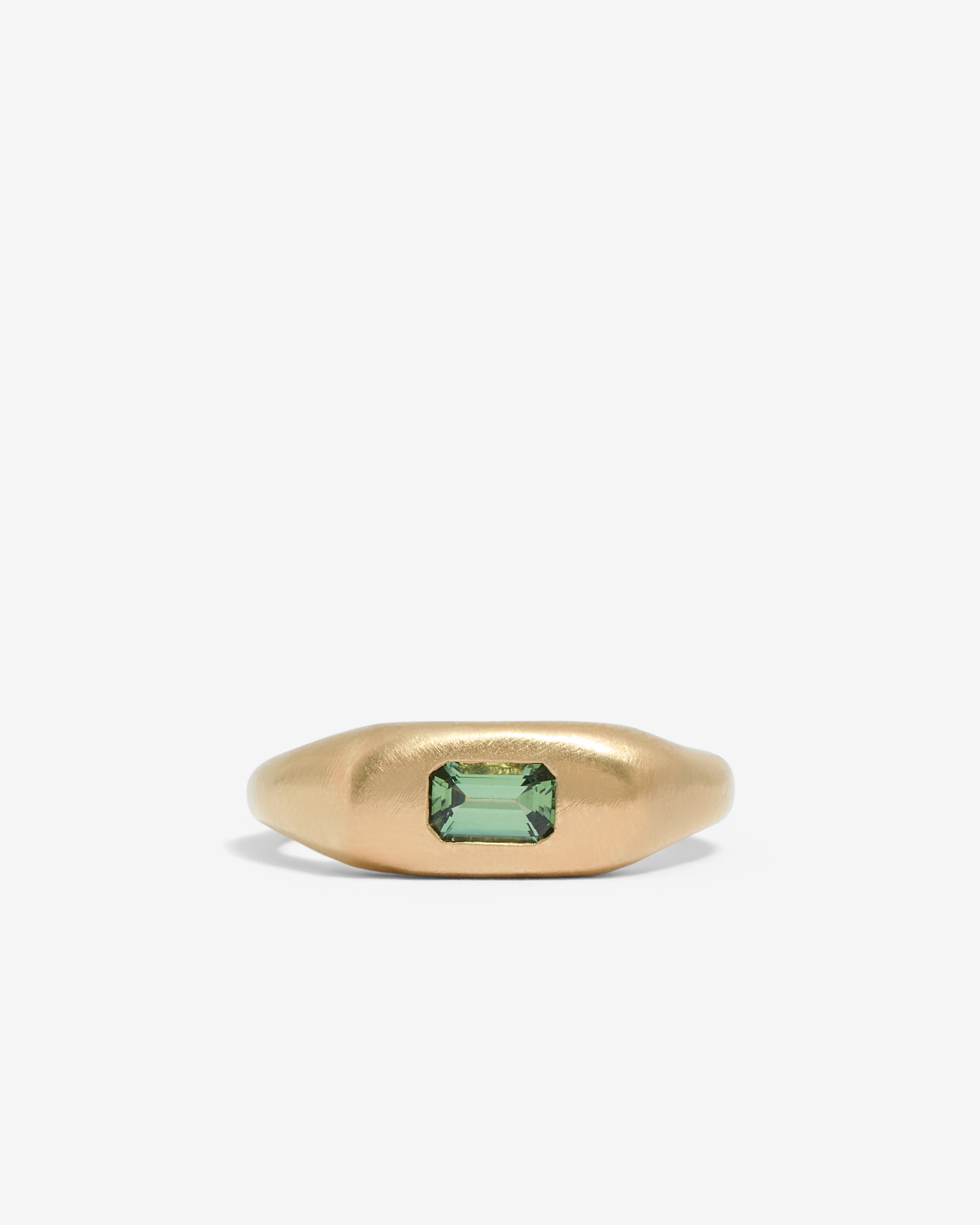 Seb Brown: Green Puff Pill Ring (Yellow Gold) | Dover Street Market London