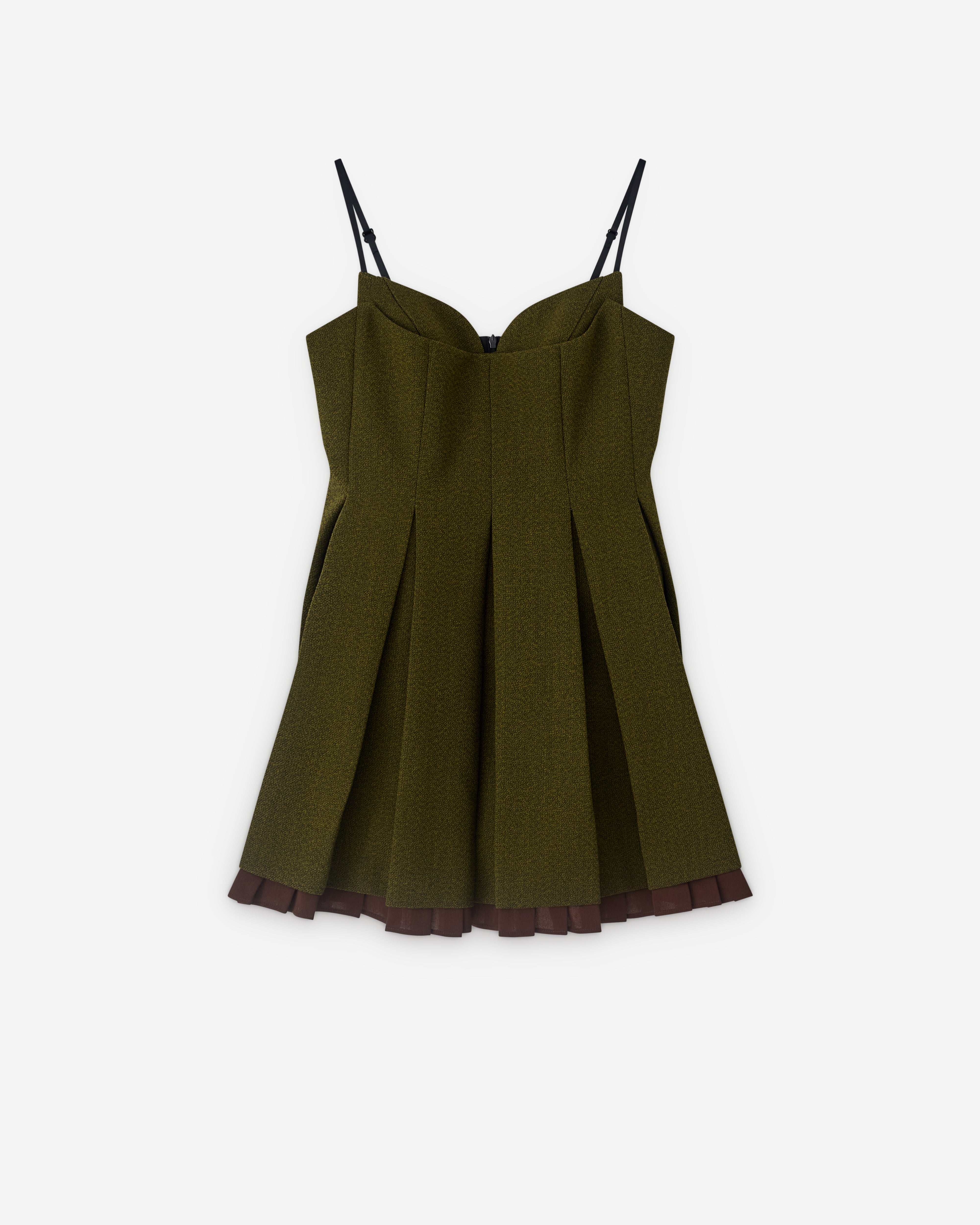 SHUSHU/TONG: Women’s Pleated Camisole Dress (Green) | Dover Street ...