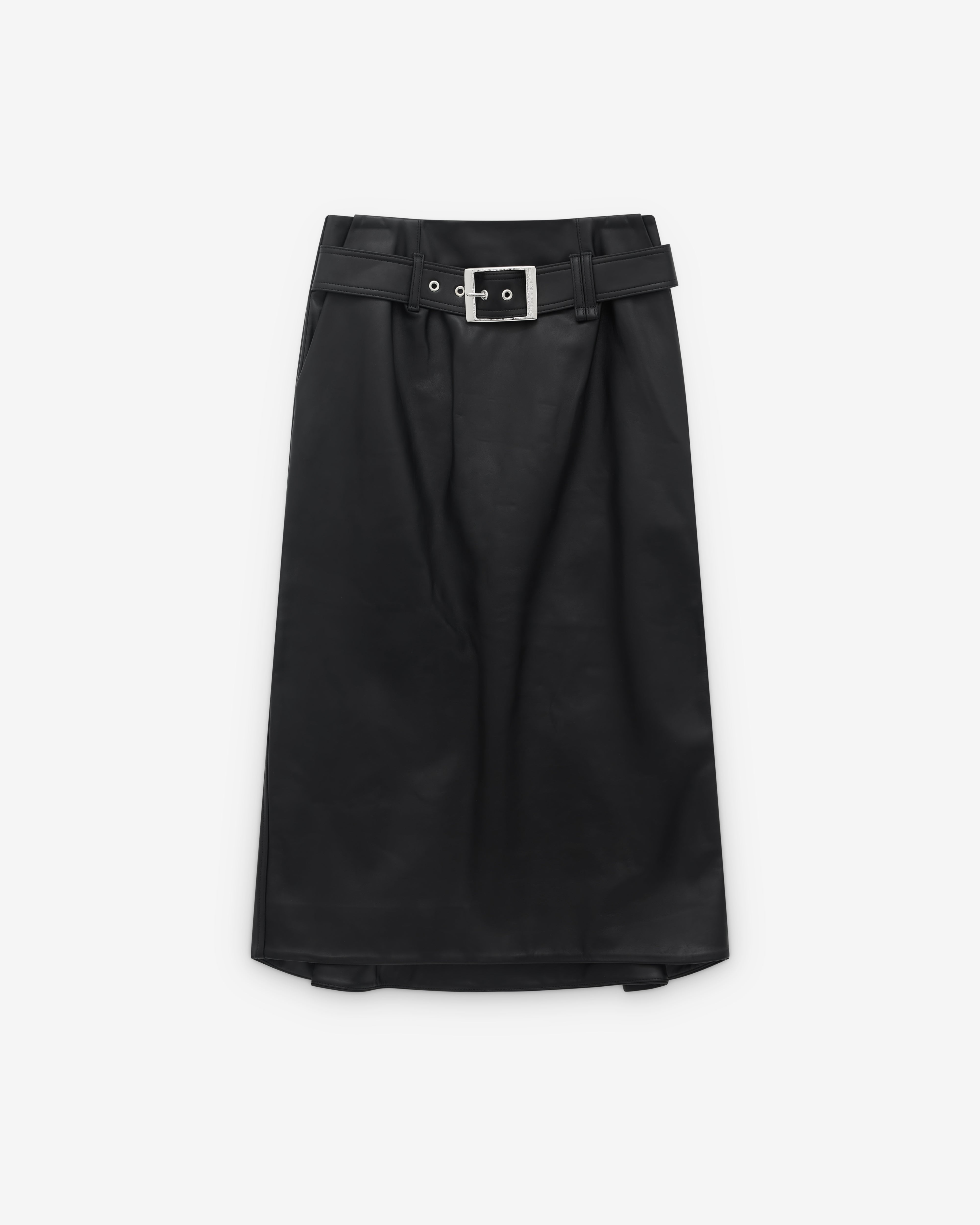 Simone Rocha: Women’s Multi Belt Loop Kick Back Skirt (Black) | DSML E-SHOP