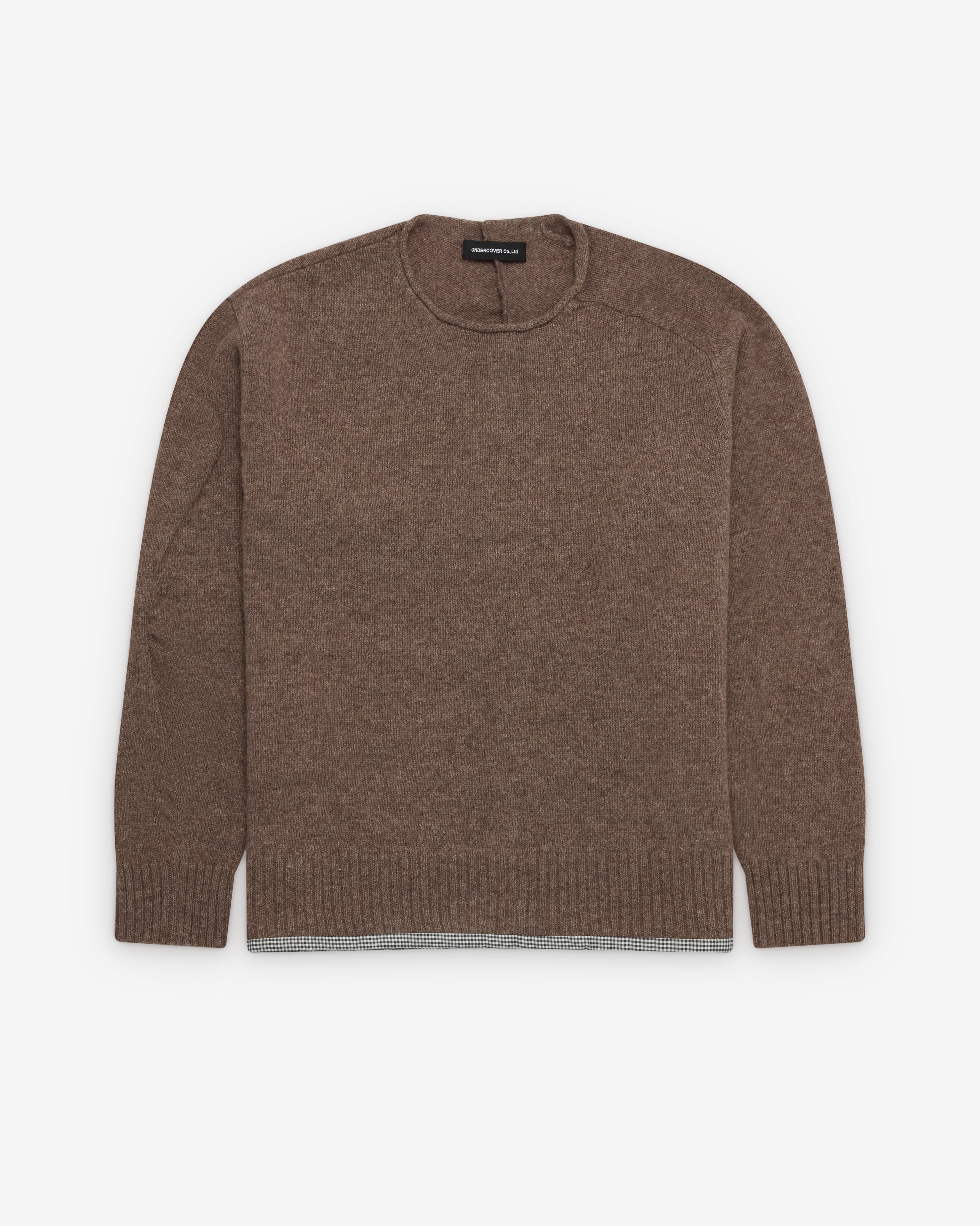 Undercover: Men's Side Button Knit (Beige) | Dover Street Market London