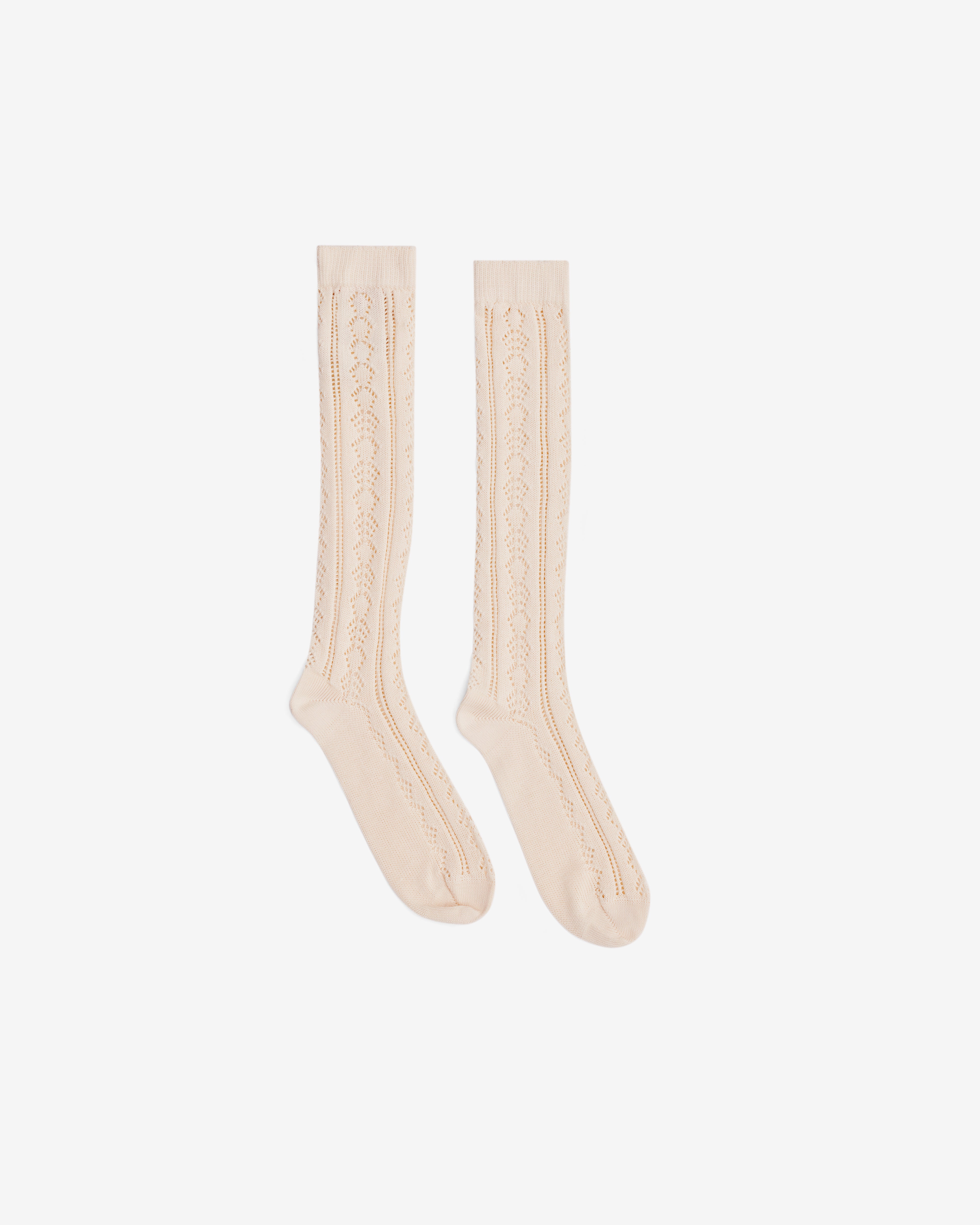 Valentino: Men's Cotton Socks (Ivory) | DSML E-SHOP