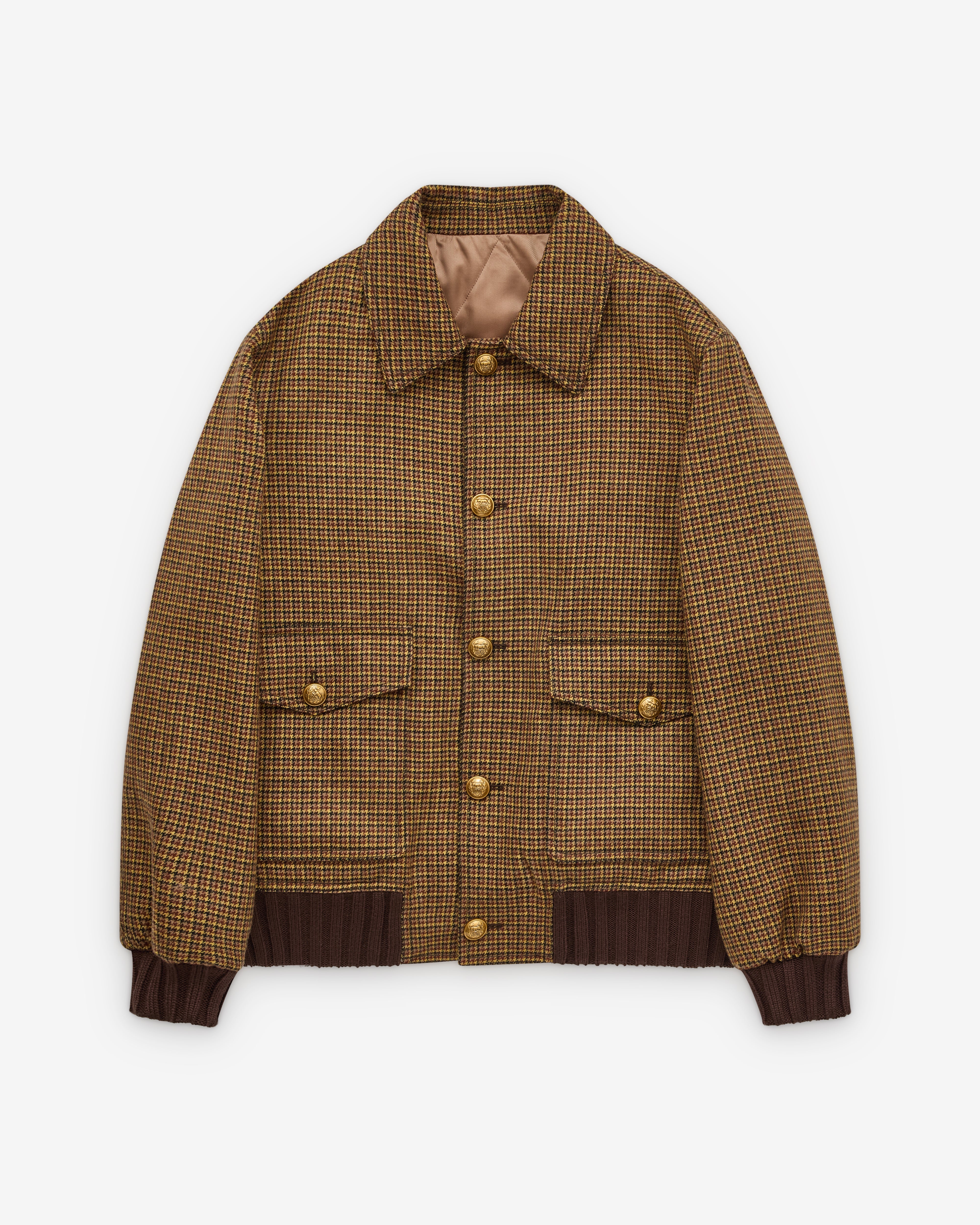 Valentino: Men's Check Jacket (Brown Check) | Dover Street Market London
