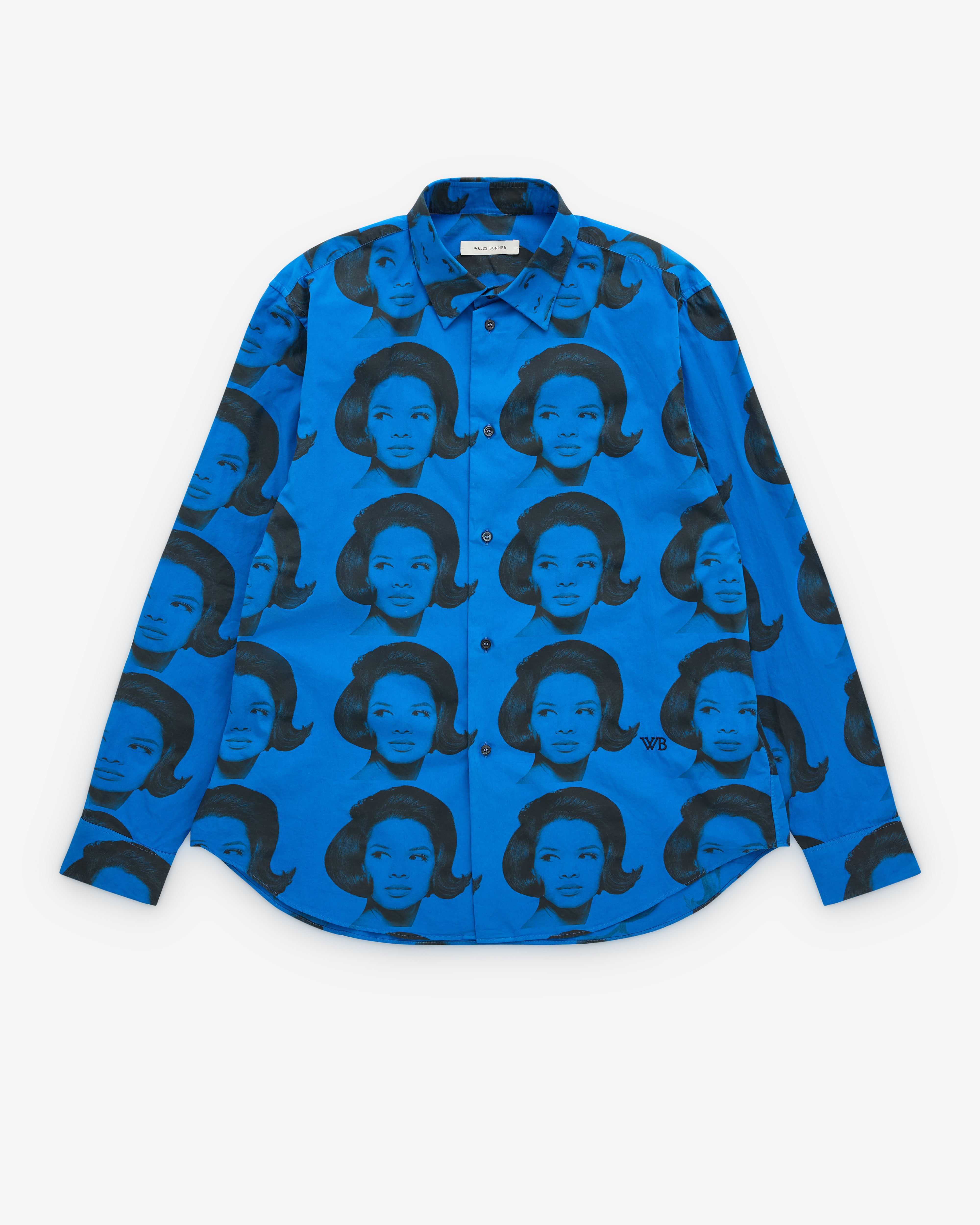 Wales Bonner: Men’s Selah Shirt (Blue) | Dover Street Market London