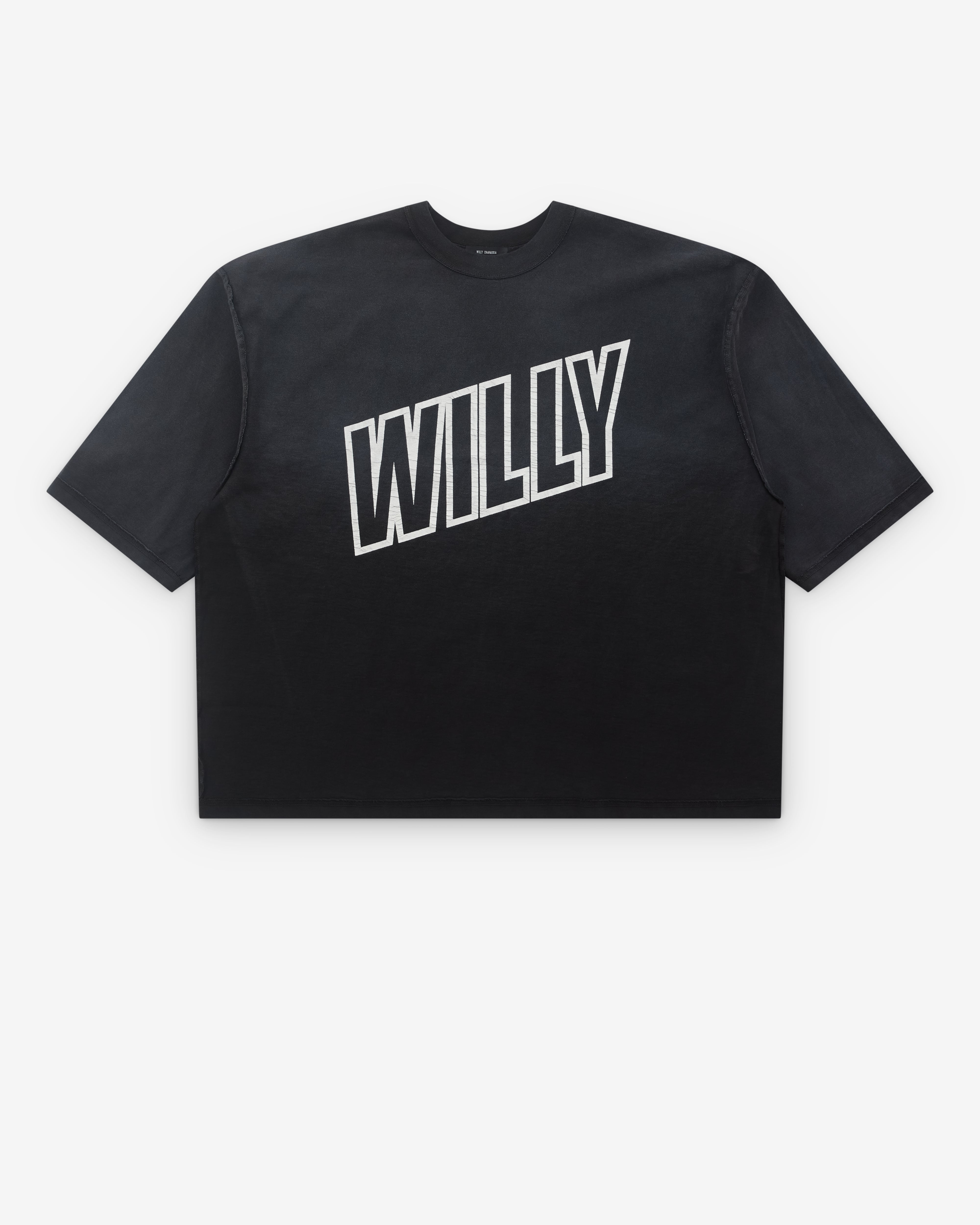 Willy Chavarria: Men's Inside Out "Willy" Buffalo Tee (Black) | DSML E-SHOP