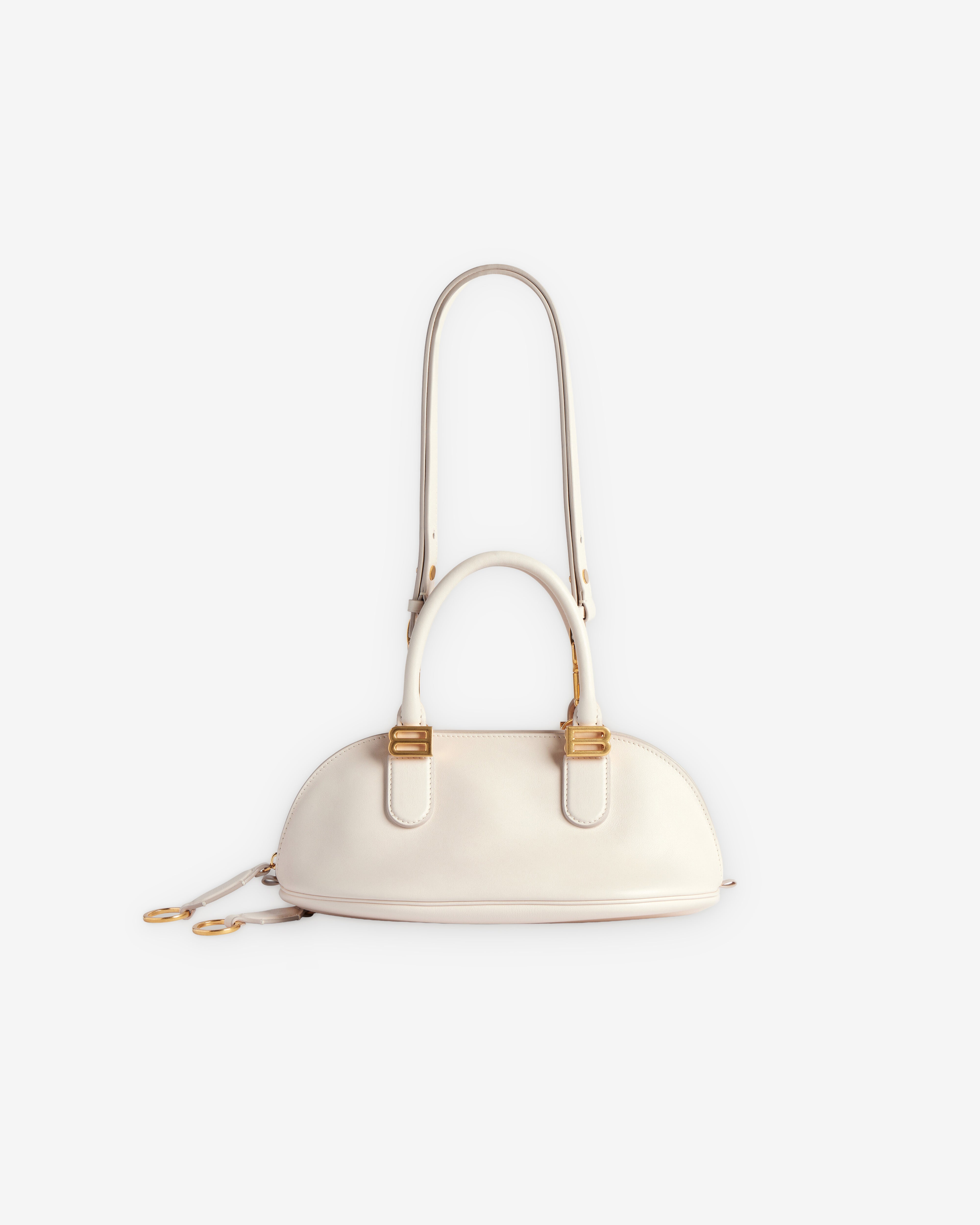 Balenciaga : Women's Mini Bolero Bowling Bag (Cream) | Dover Street ...