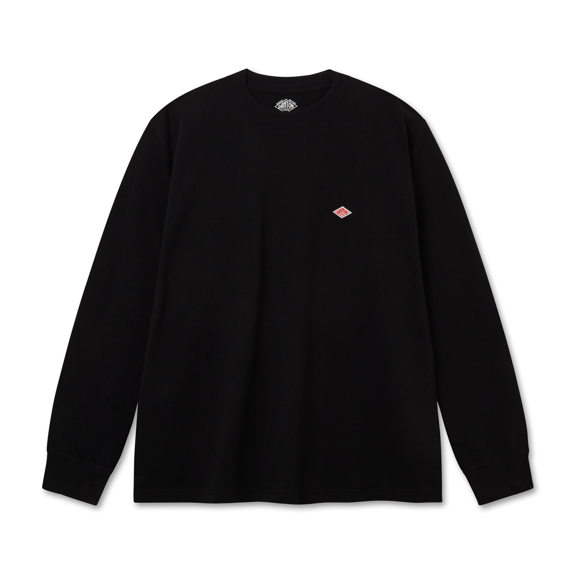 Danton: Crew Neck L/S T-Shirt (Black) | DSML E-SHOP