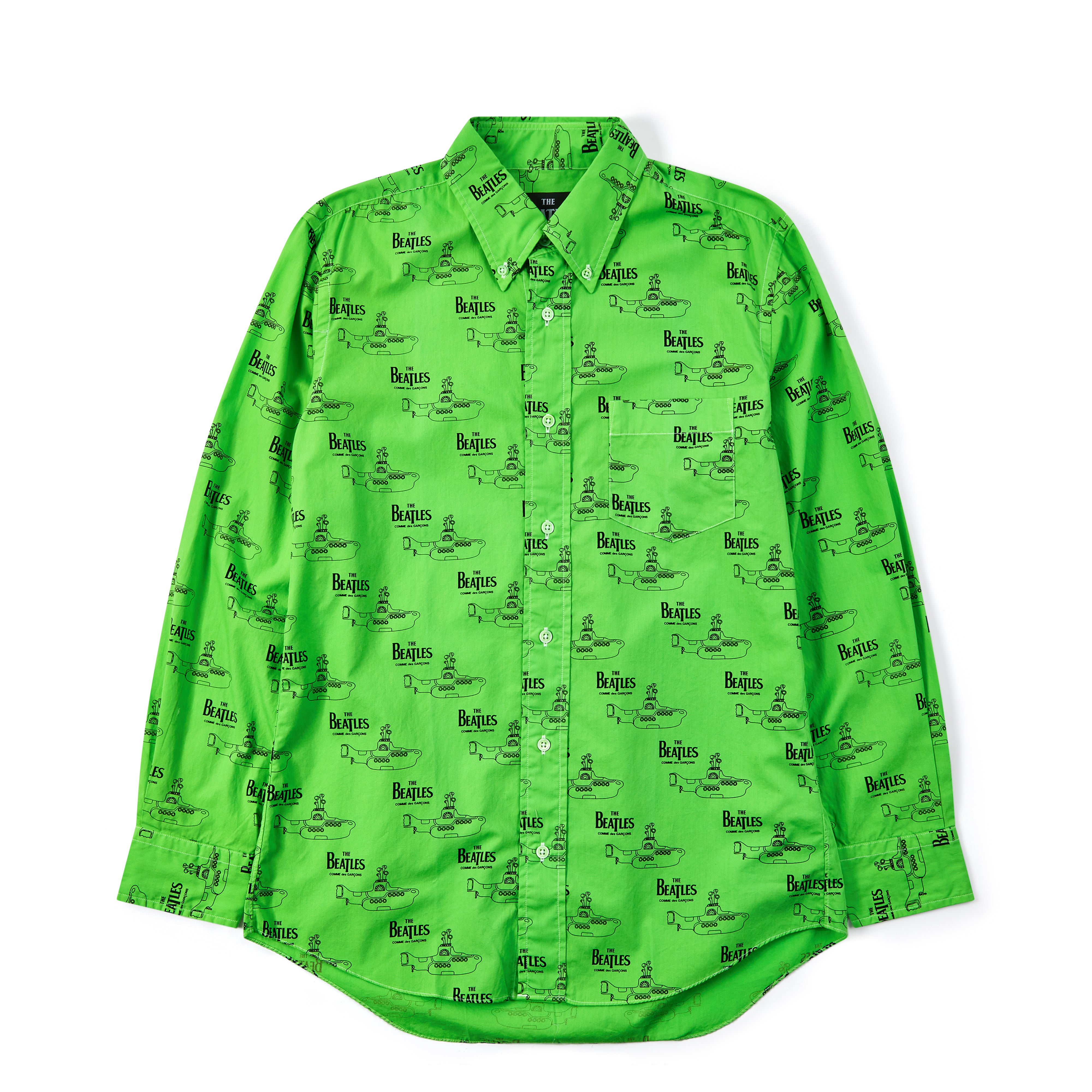 CDG Beatles: Shirt (Green) | Dover Street Market London